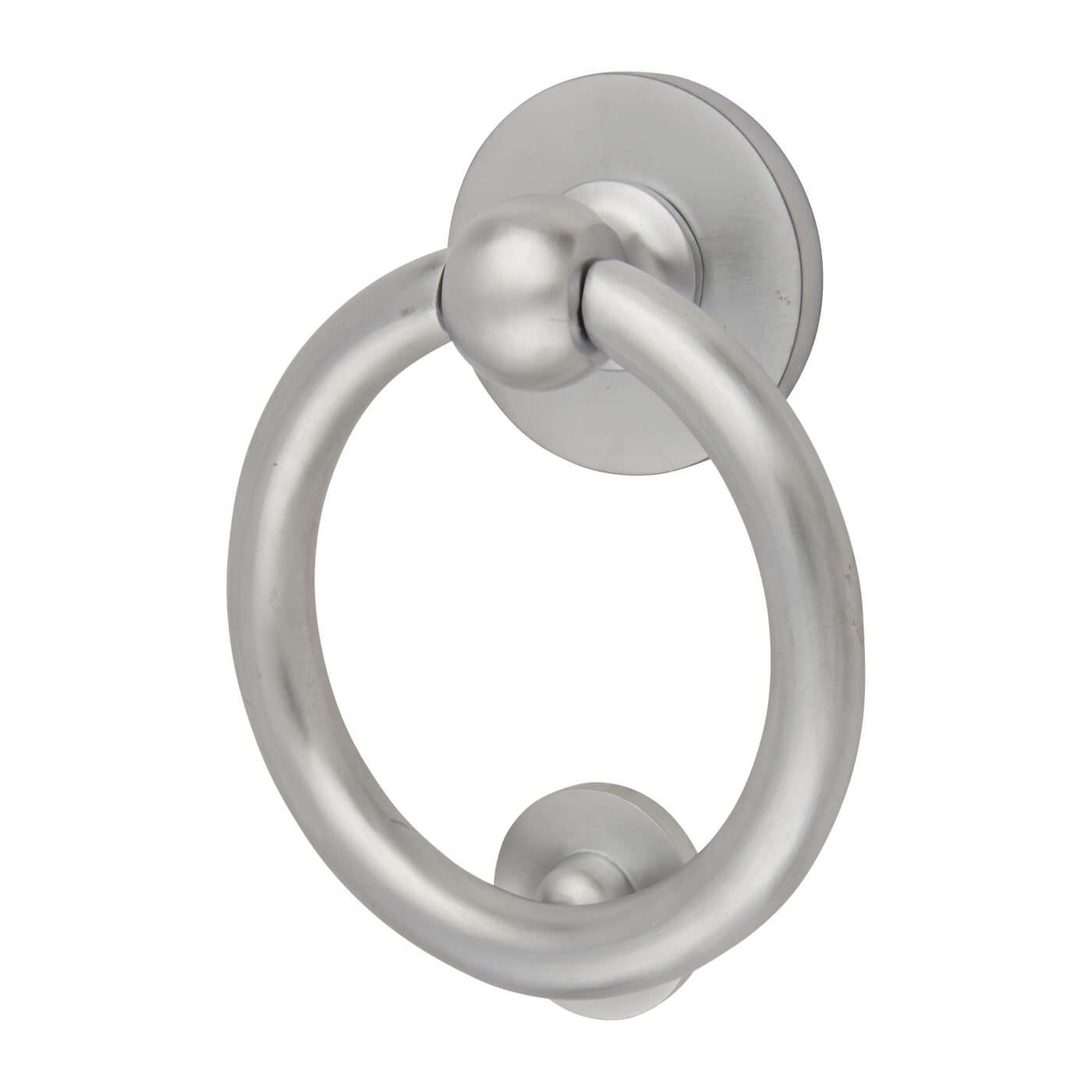 Altro Ring Knocker - 100mm - Satin Chrome | IronmongeryDirect | Same ...