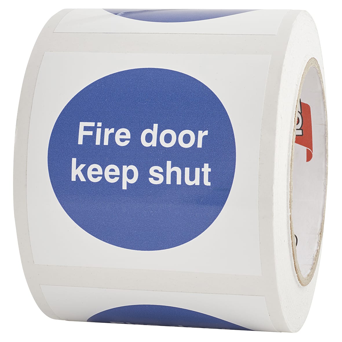 Self Adhesive Vinyl Labels - Fire Door Keep Shut - 80 x 80mm - Roll of ...