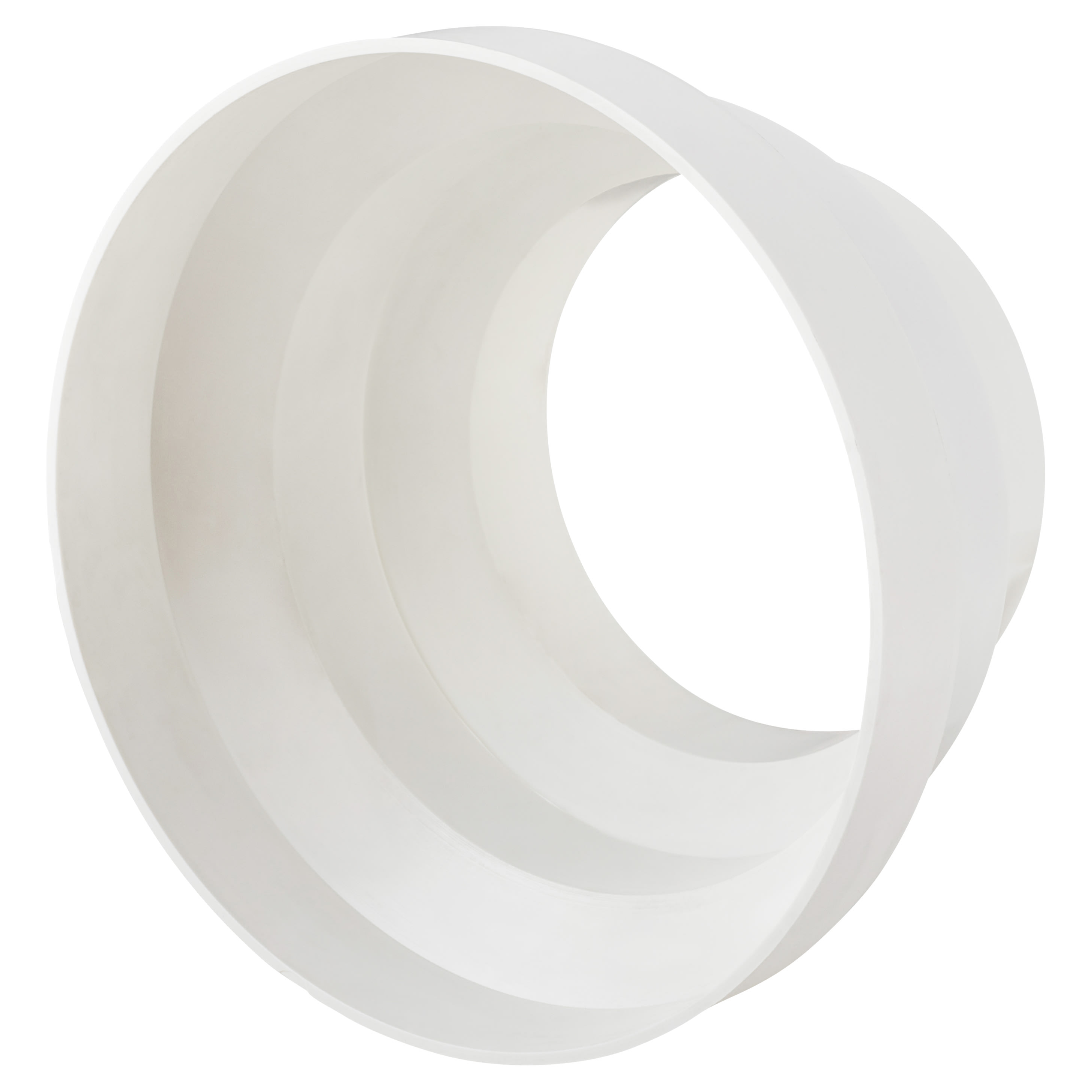 Manrose Plastic Circular Ducting Reducer - 6"/150mm to 4"/100mm - White ...