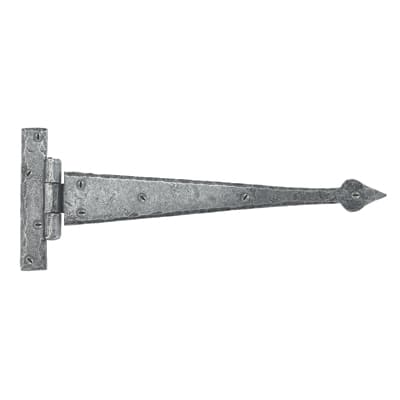 Olde Forge Arrow Head Hinge - 165 x 100mm - Pewter | IronmongeryDirect ...