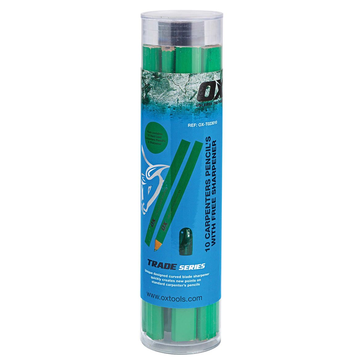 OX Trade Carpenters Pencils - Hard Lead - Graphite - Pack of 10 ...