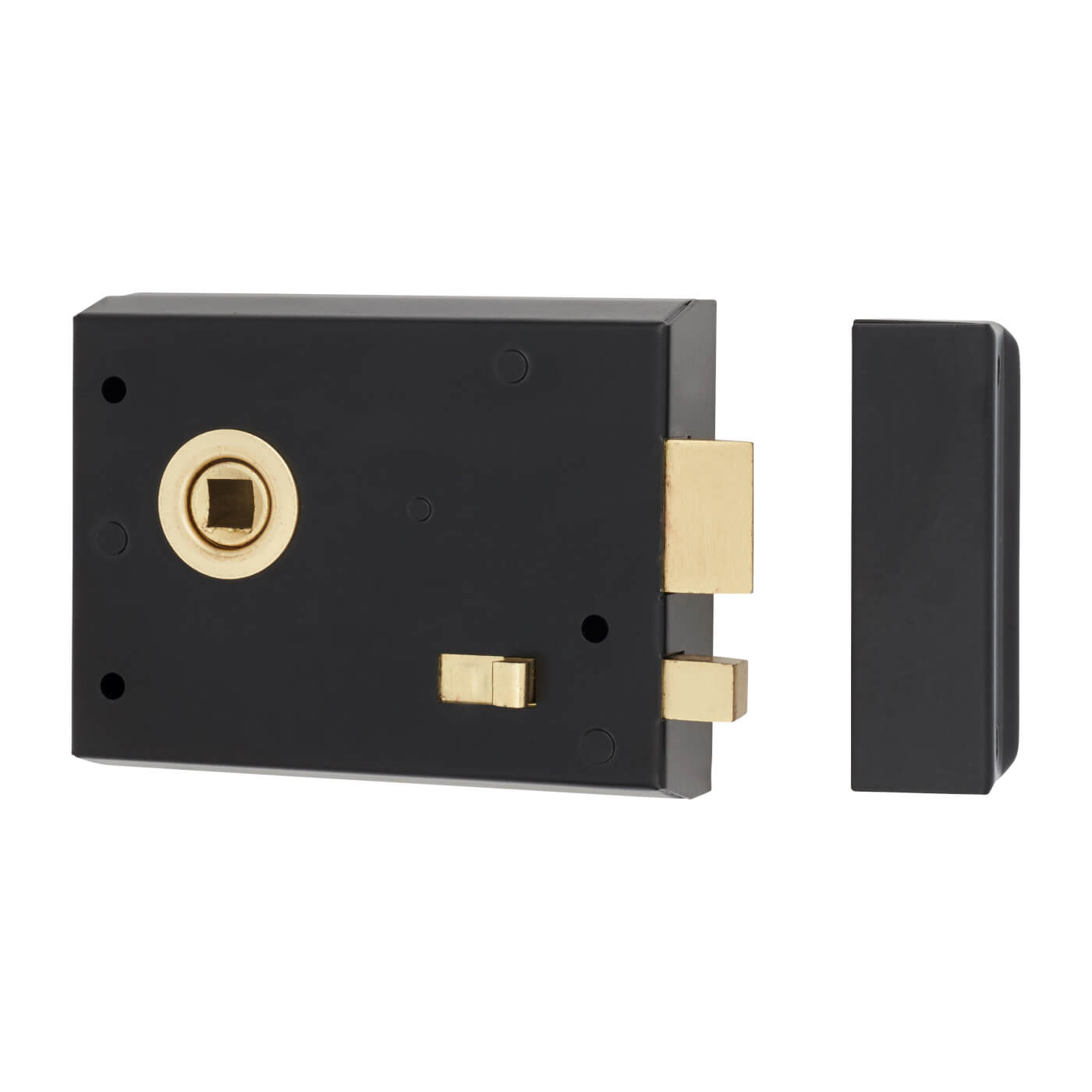 Olde Forge Rim Lock - With Snib - Antique Black Iron ...