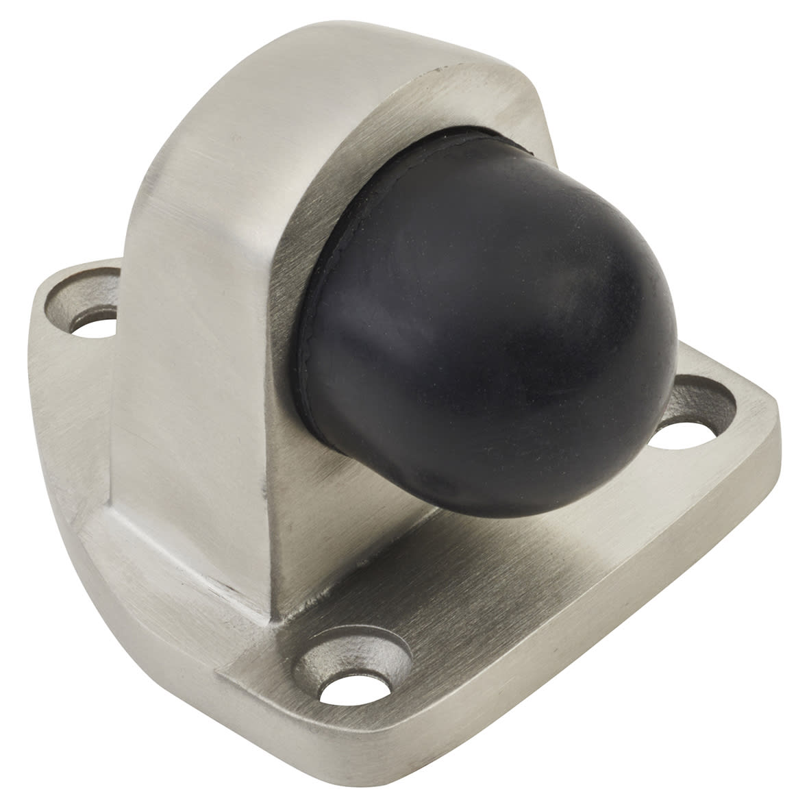 Arrone Heavy Duty Pattern Floor Door Stop - 65 x 53 x 46mm - Satin ...