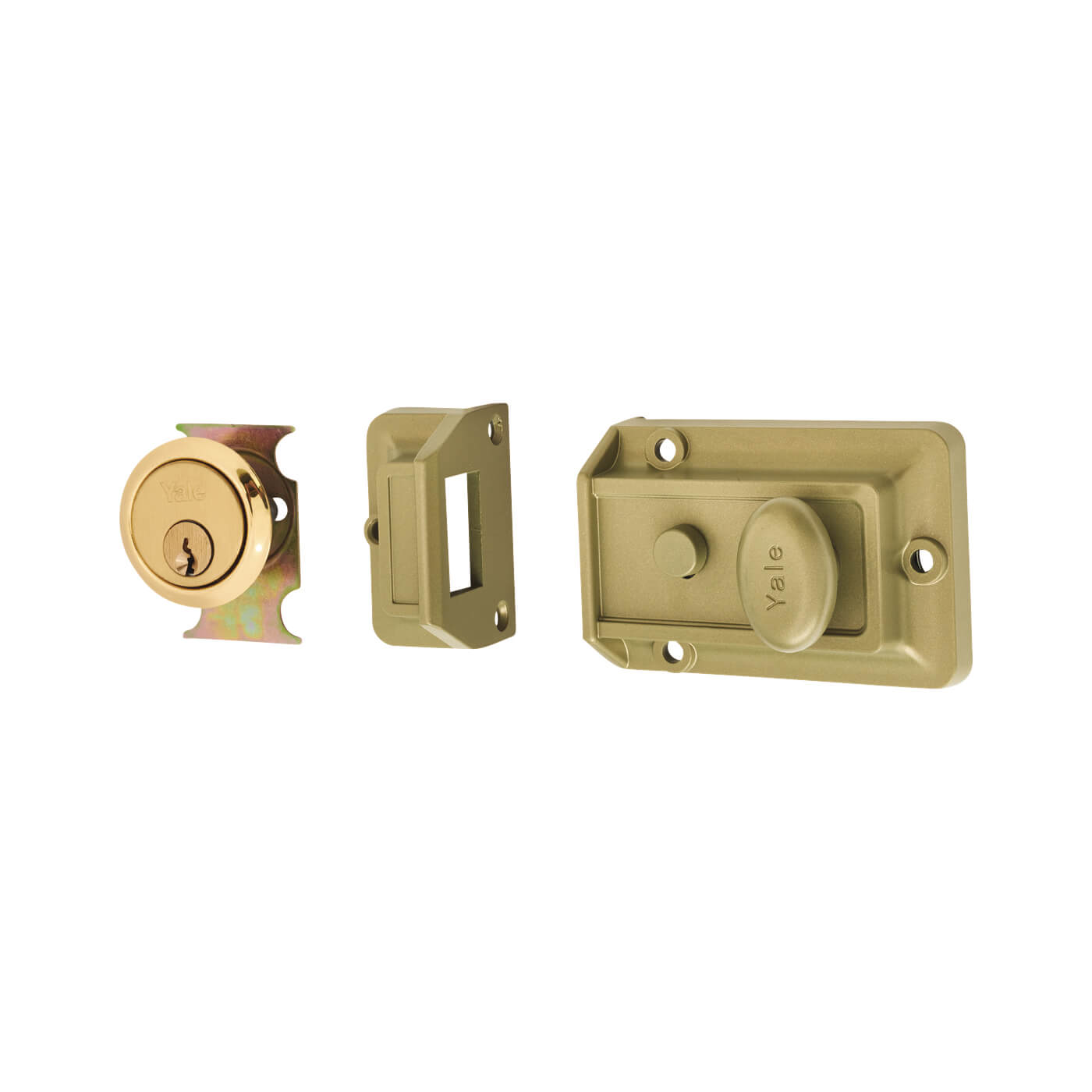 Yale 77 Traditional Nightlatch - Enamelled Nickel Bronze ...