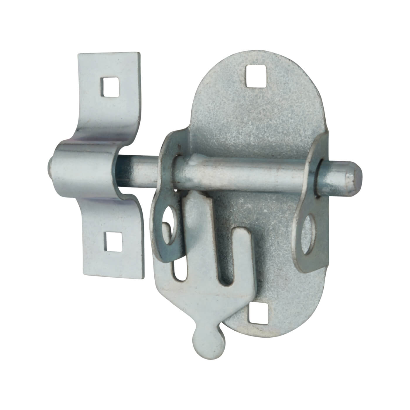 Brenton Pattern Gate Padlock Bolt - 170 x 44.5 x 35mm - Galvanised ...