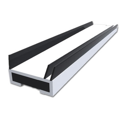 Triple Flipper Smoke Seal - 2100mm lengths - 15x4mm White (Pack of 5 ...