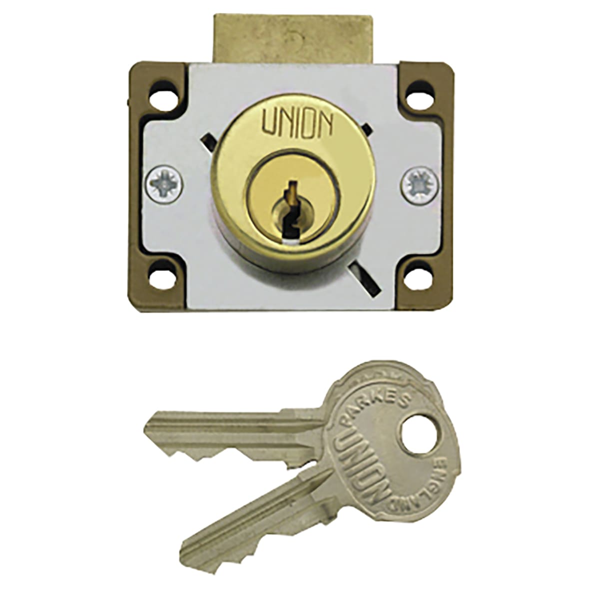 Union 4147 Rim Cupboard / Drawer Lock Dead Bolt | IronmongeryDirect ...