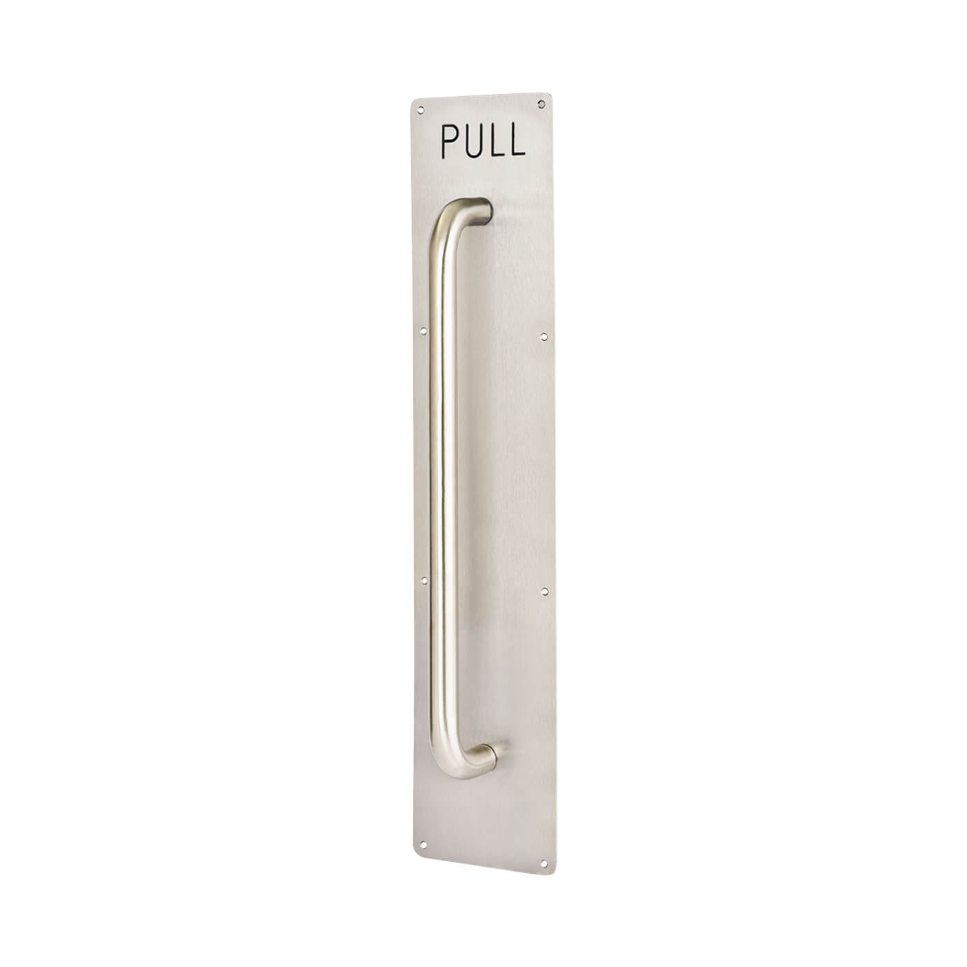 Altro Pull Handle on Plate - 800 x 125mm - Satin Stainless Steel ...