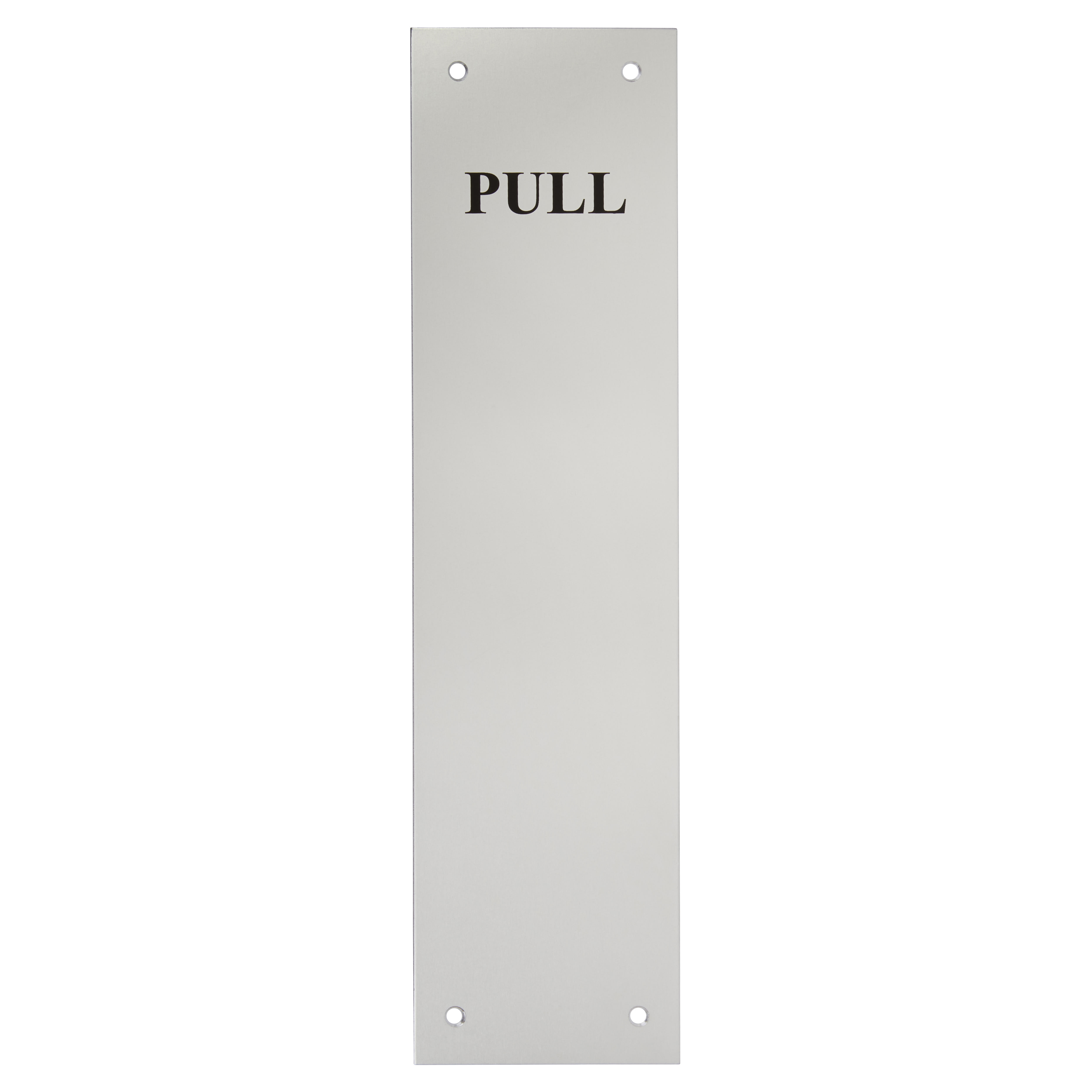 Push 75 x 300mm Finger Plate Satin Anodised Aluminium ...