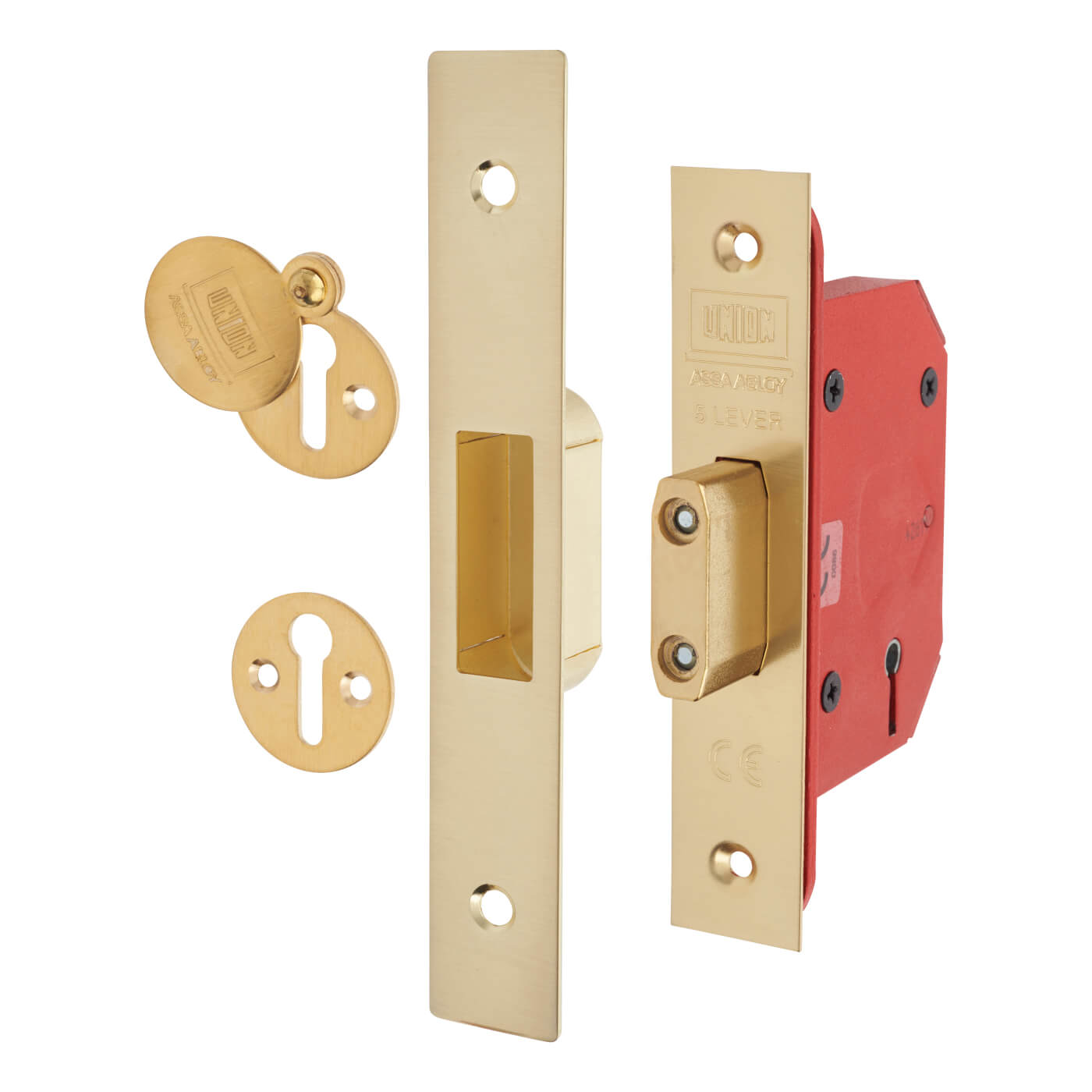 UNION 2105S StrongBOLT 5 Lever Deadlock - 68mm Case - 45mm Backset ...