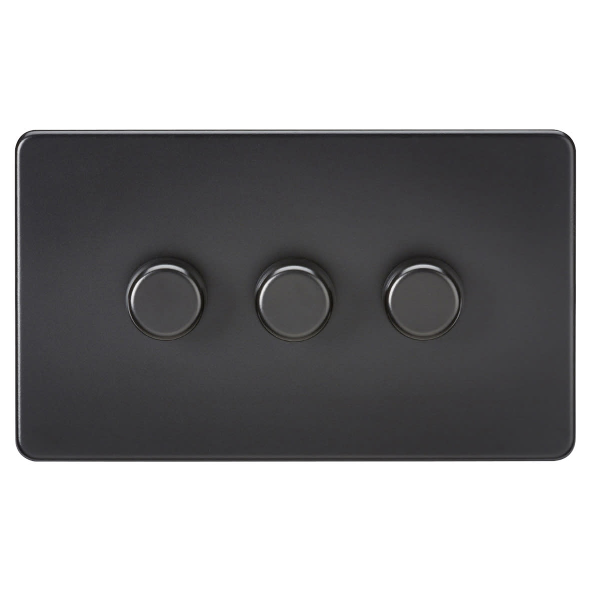 Knightsbridge 5-150W 2 Gang 2 Way Push On/Off Rotary Intelligent LED ...