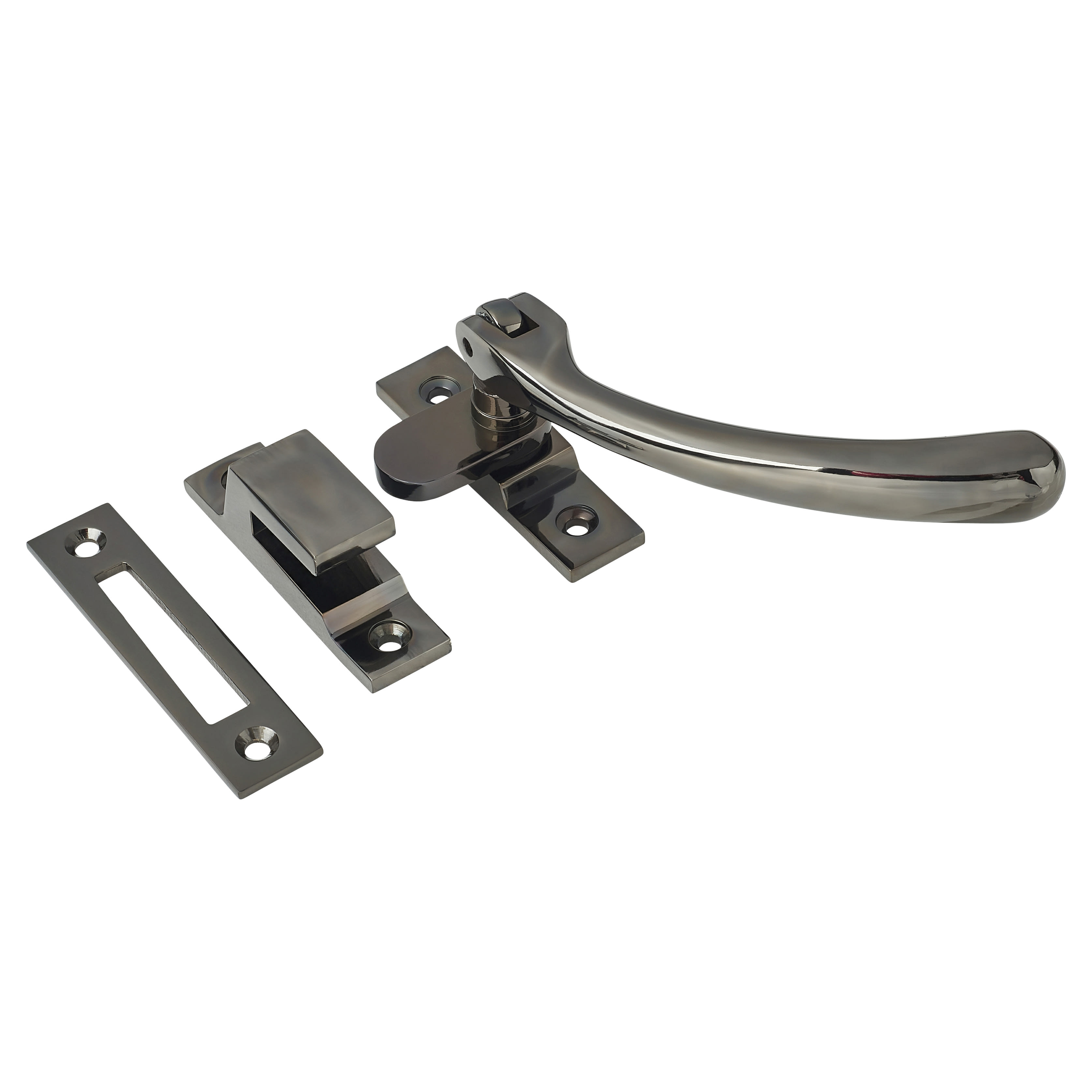 Hampstead Bulb End Hook & Plate Fastener - Black Nickel ...