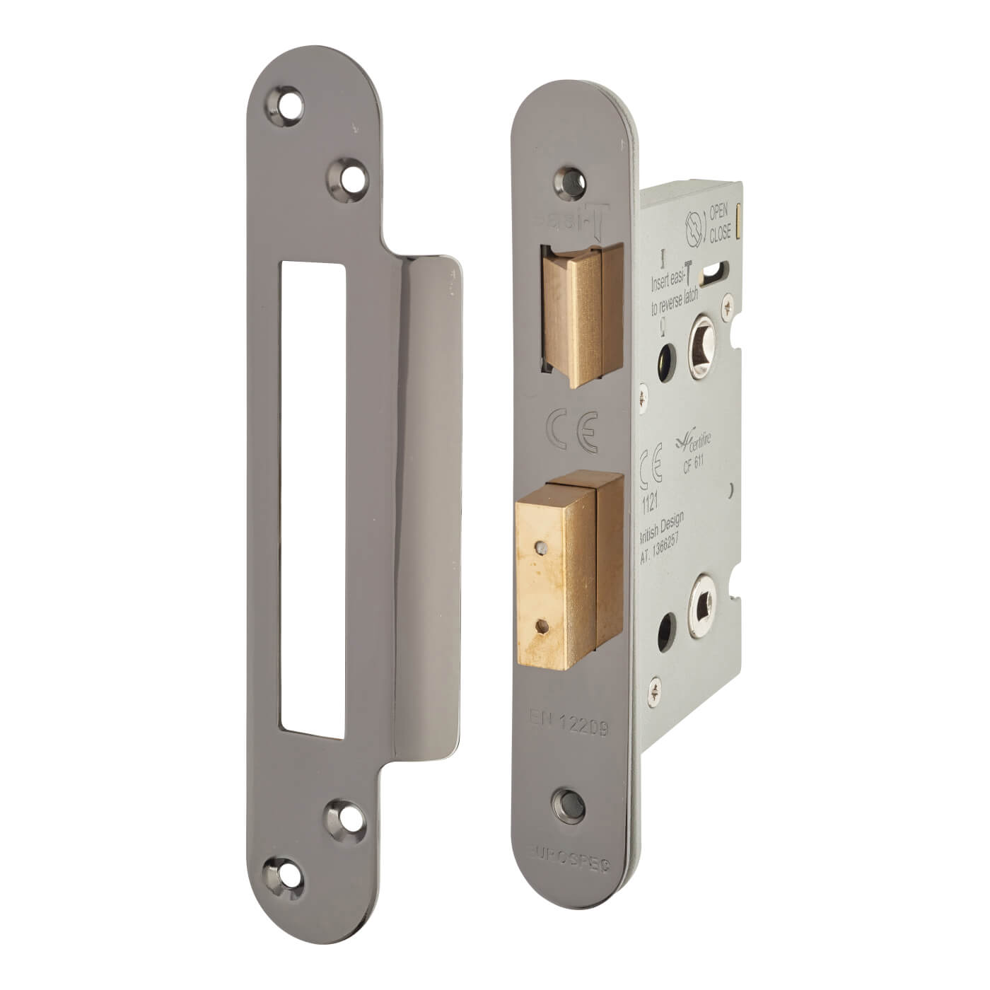 Hampstead Architectural Bathroom Lock - 65mm Case - 44mm Backset ...