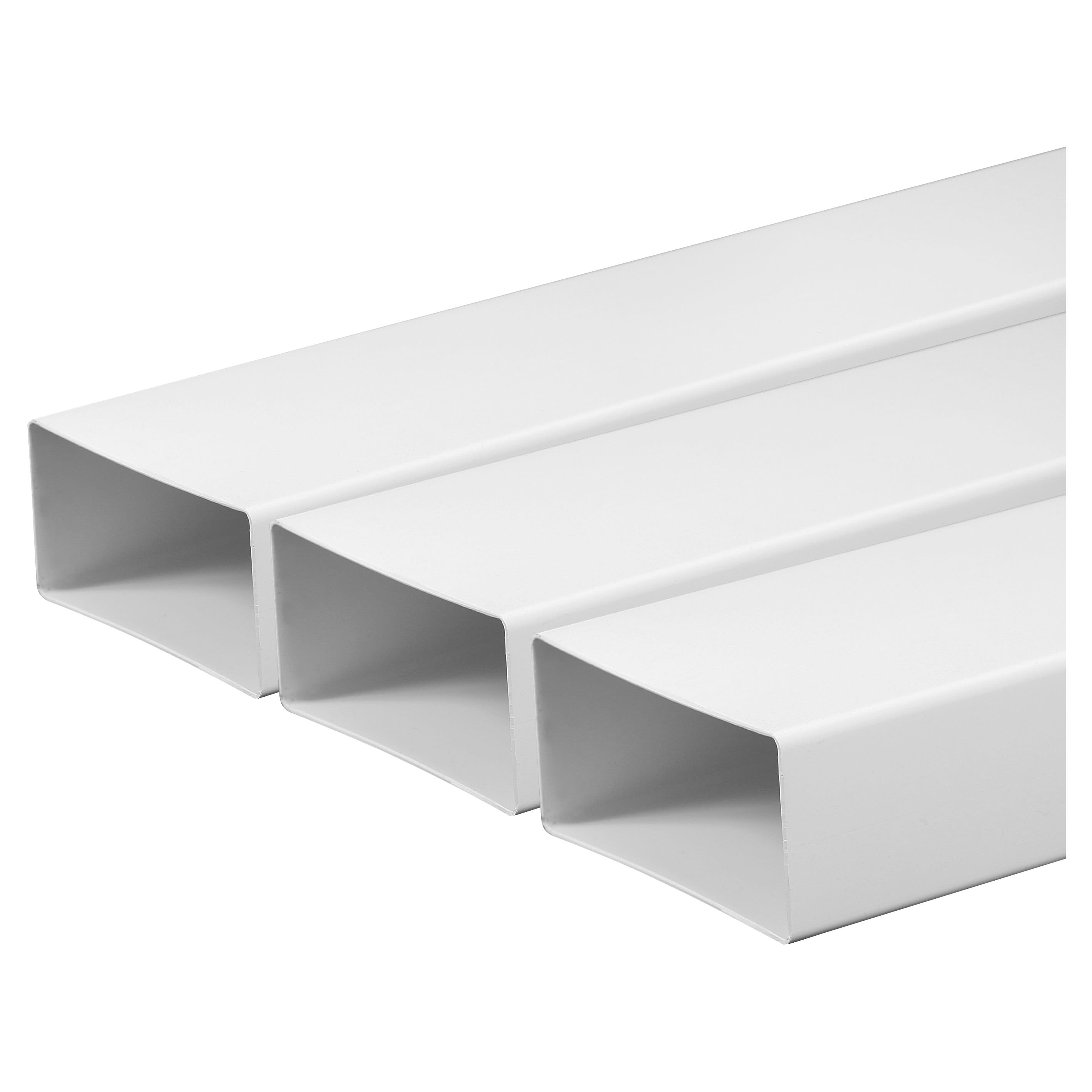 Awenta Flat Channel Duct Clip - 110 x 55mm - White | IronmongeryDirect ...