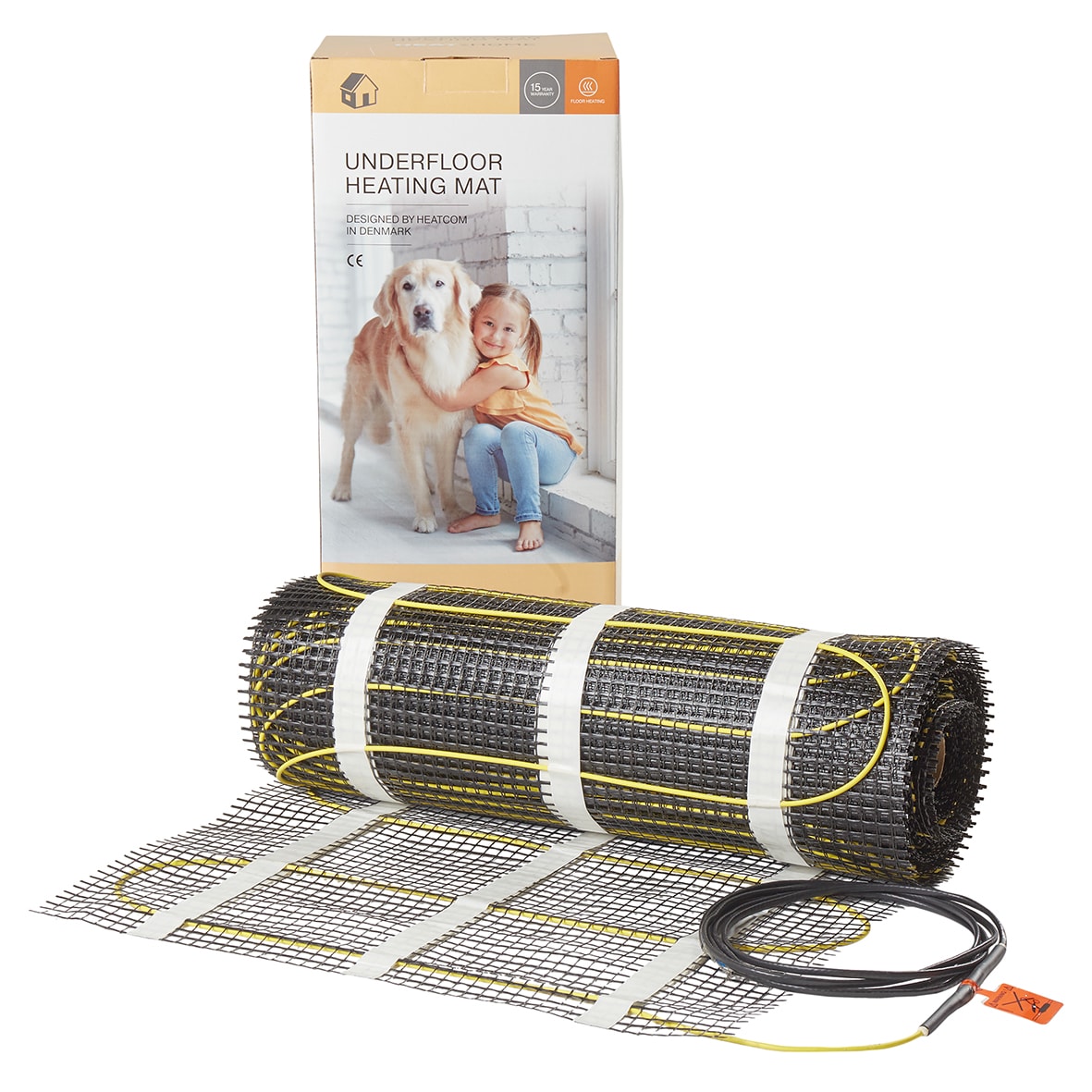 Heat My Home HMHMAT160W-5.0 160W Electric Underfloor Heating Mat - 5mÂ² ...
