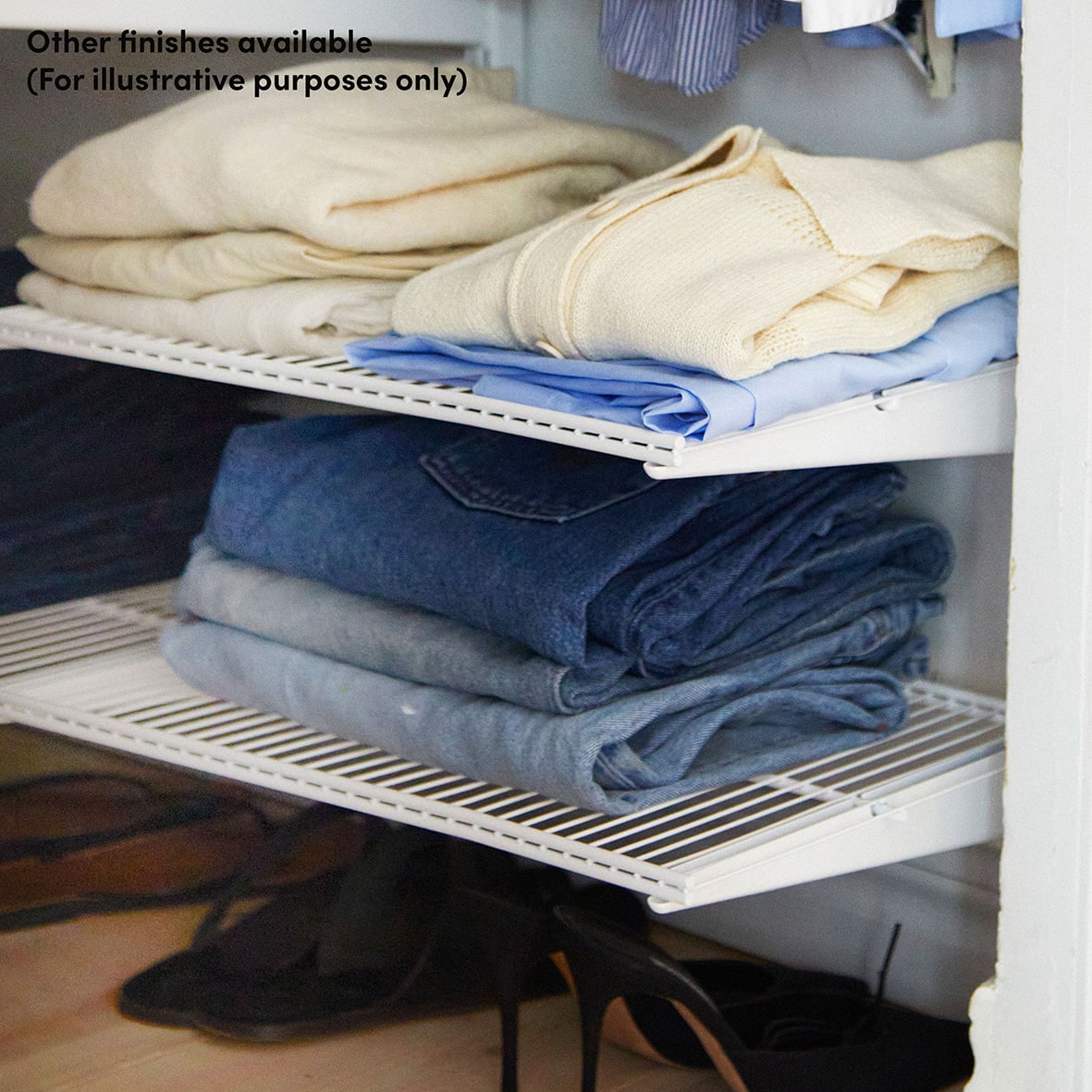 elfa Top Track System - Click In Shelf Bracket - 420mm Length ...