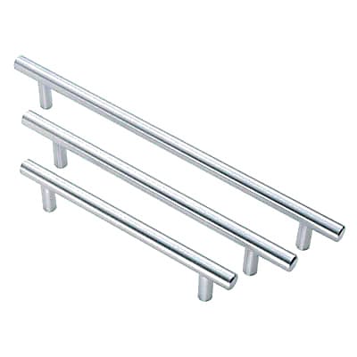 Altro 10mm Slim T-Bar Cabinet Handle - 224mm Centres - Satin Stainless ...