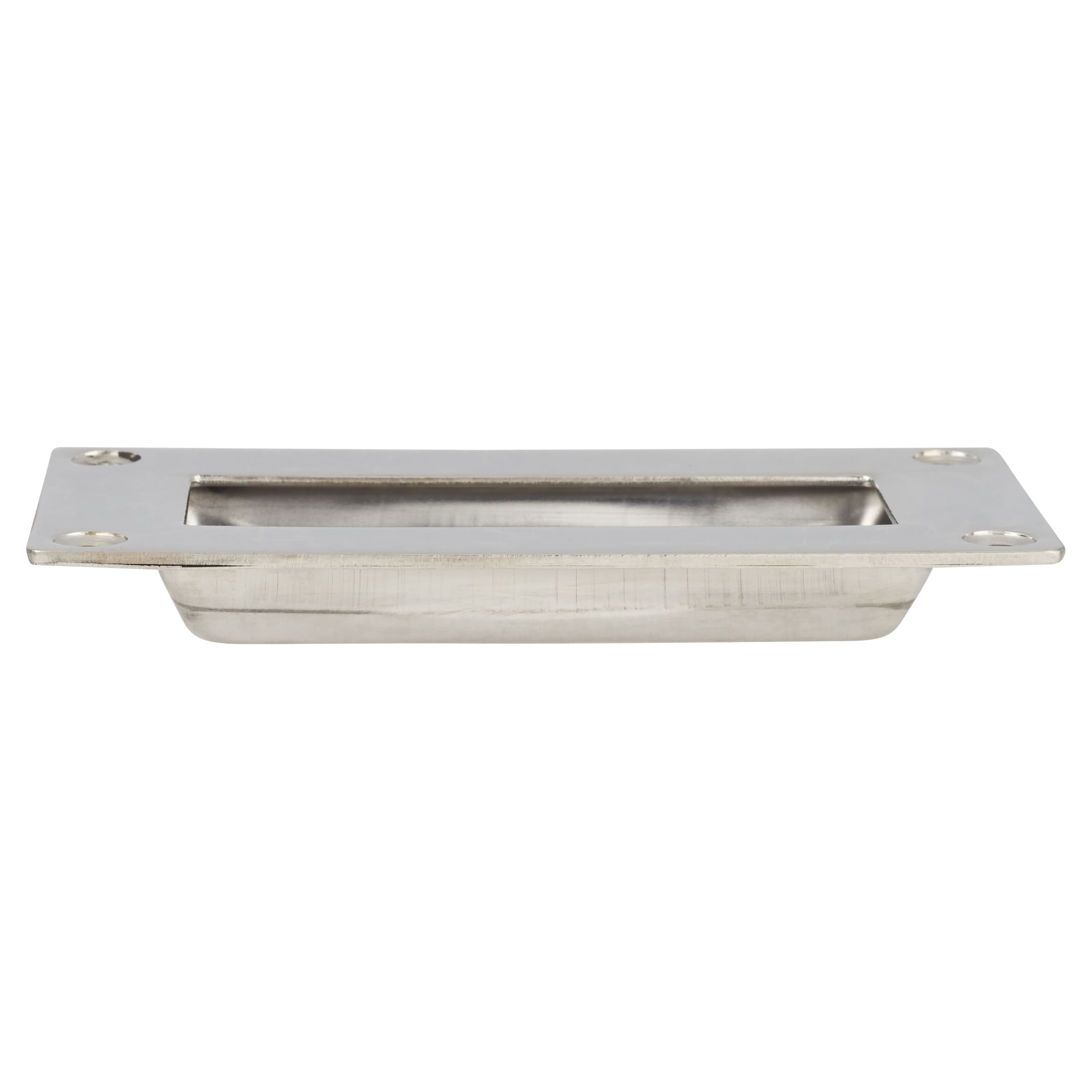 Altro Rectangular Flush Handle - 51 x 102mm - Polished Stainless Steel ...