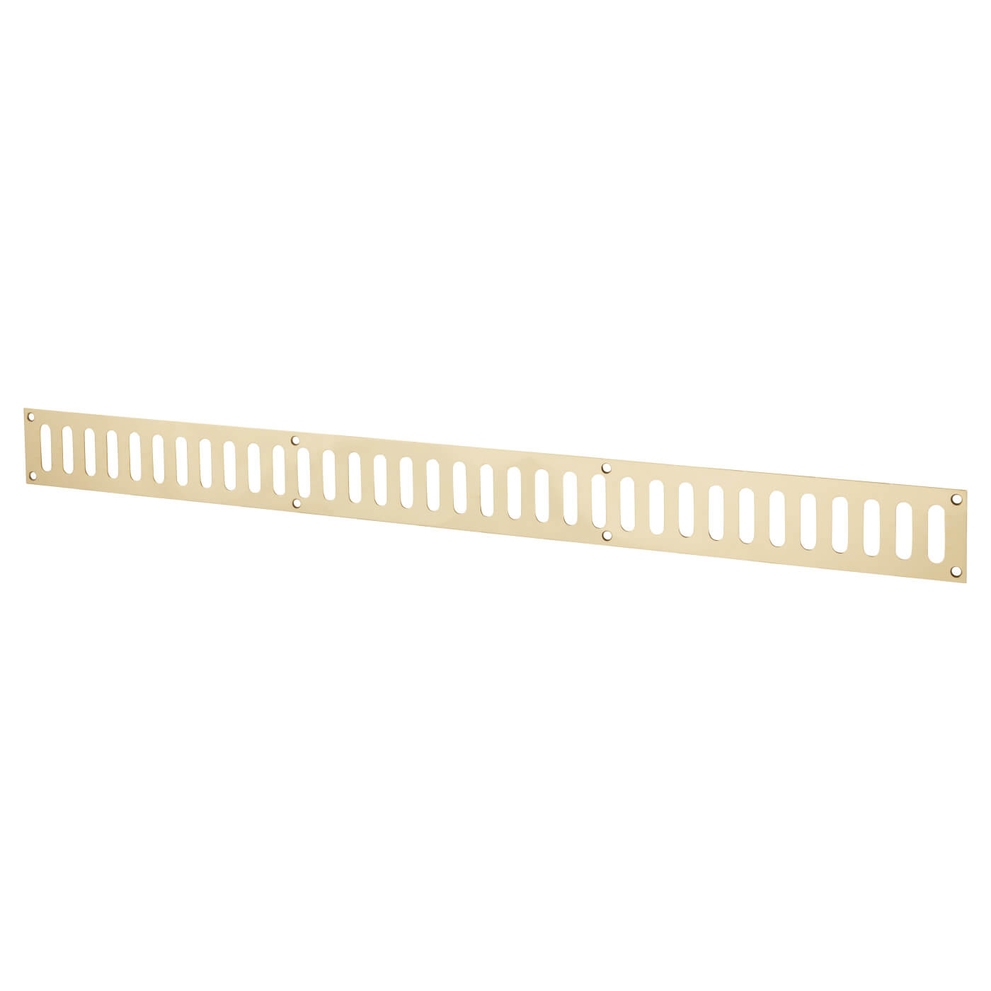 Plain Slotted Vent - 600 x 76mm - 9800mm2 Free Air Flow - Polished ...