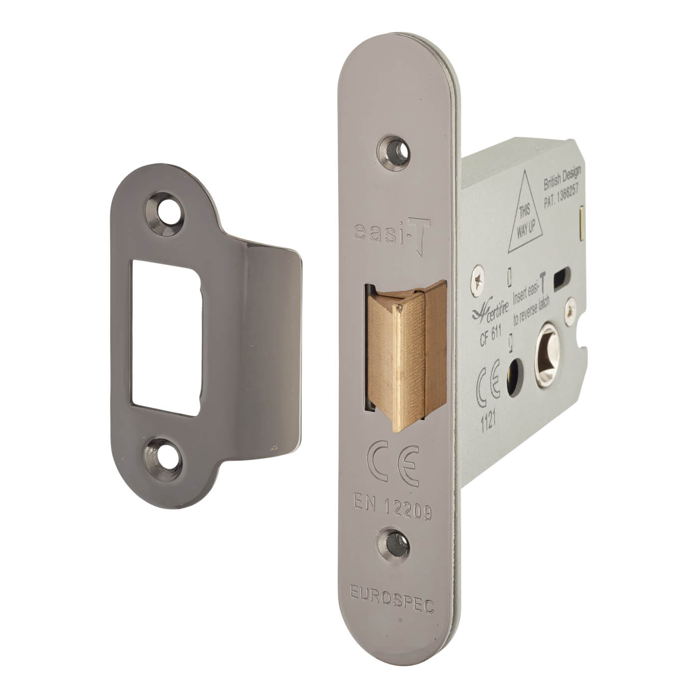 Hampstead Heavy Duty Flat Latch - 79mm Case - 57mm Backset - Radius ...