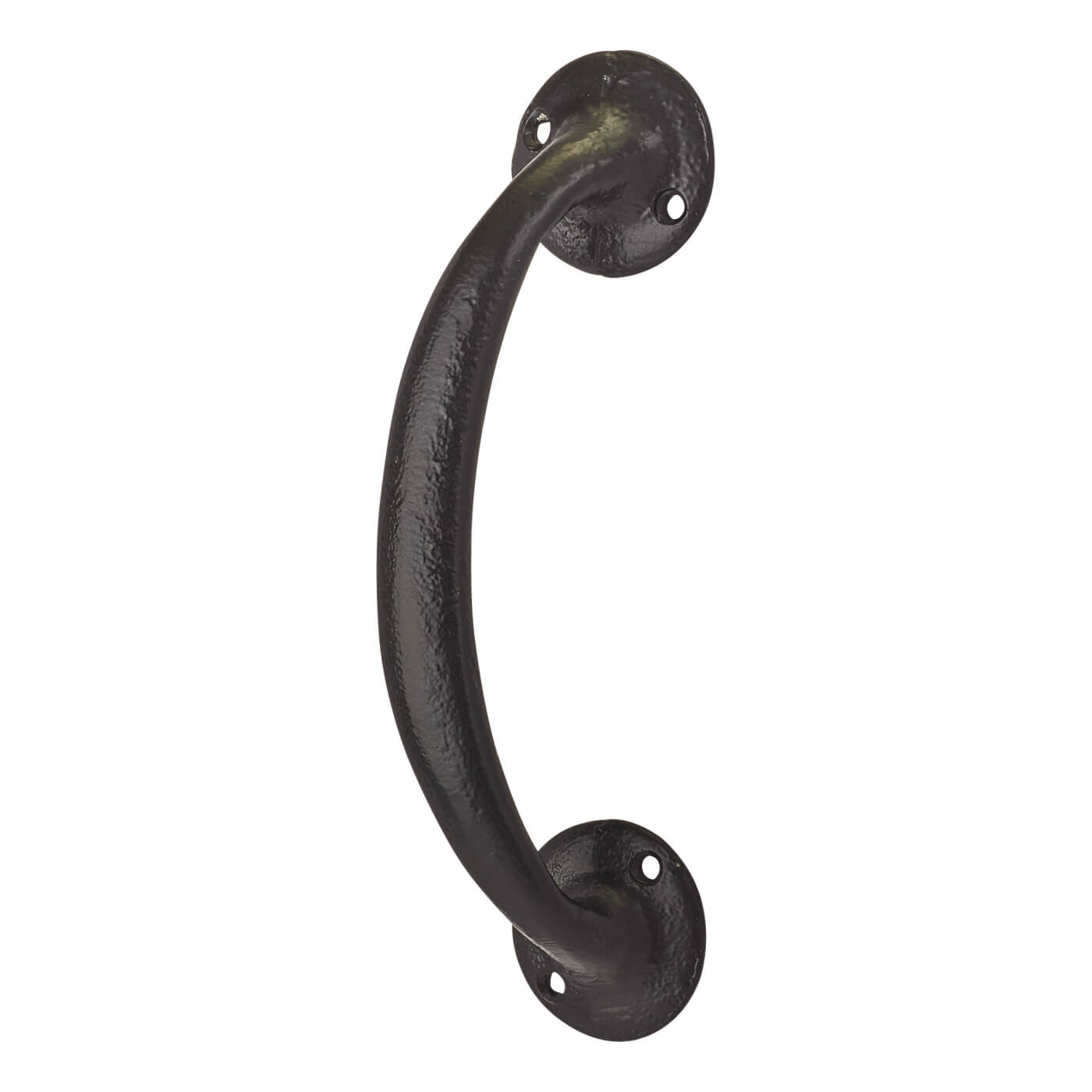 Olde Forge Victorian Bow Entrance Handle - 152 x 37mm - Black Iron ...
