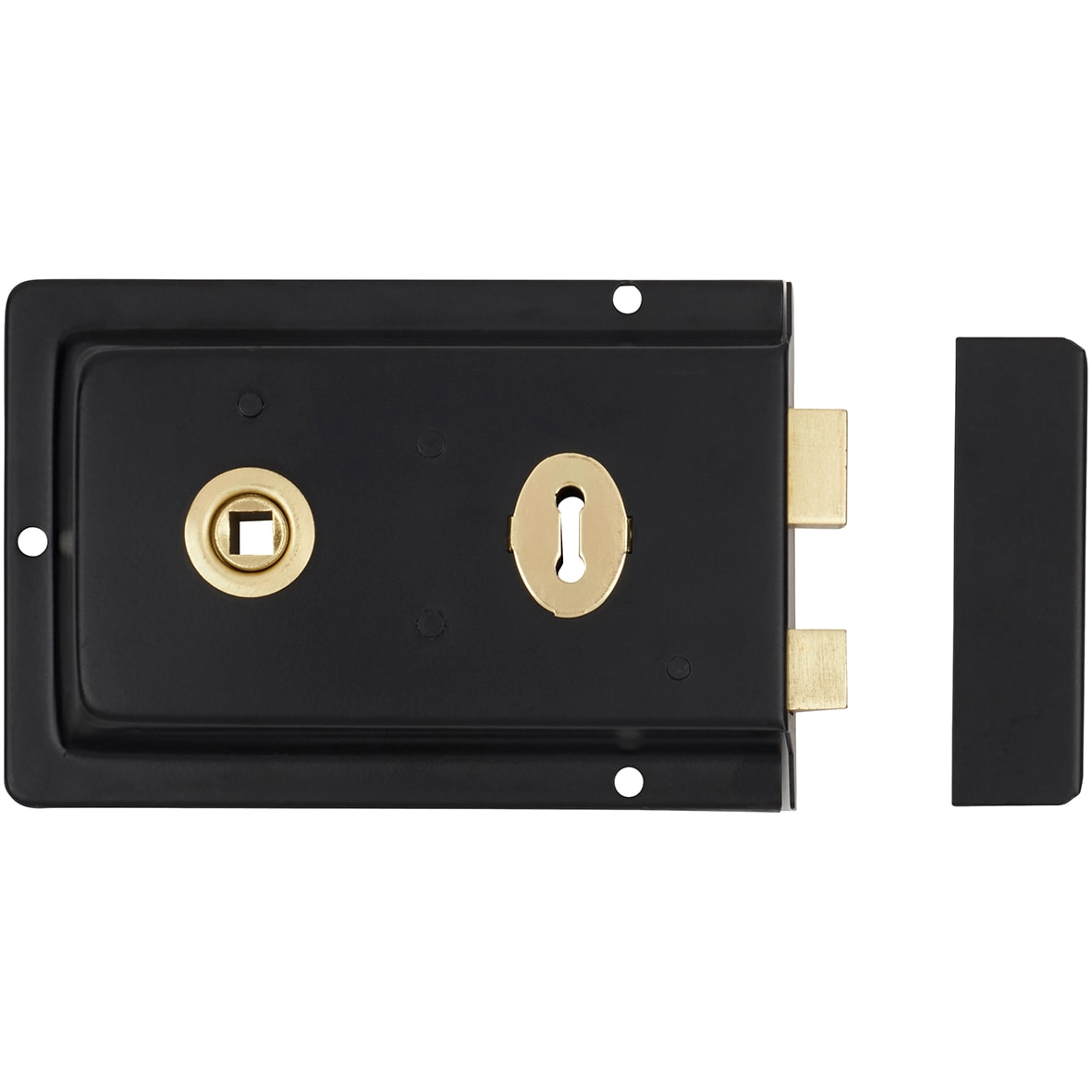 Olde Forge Rim Lock - With Snib - Antique Black Iron ...