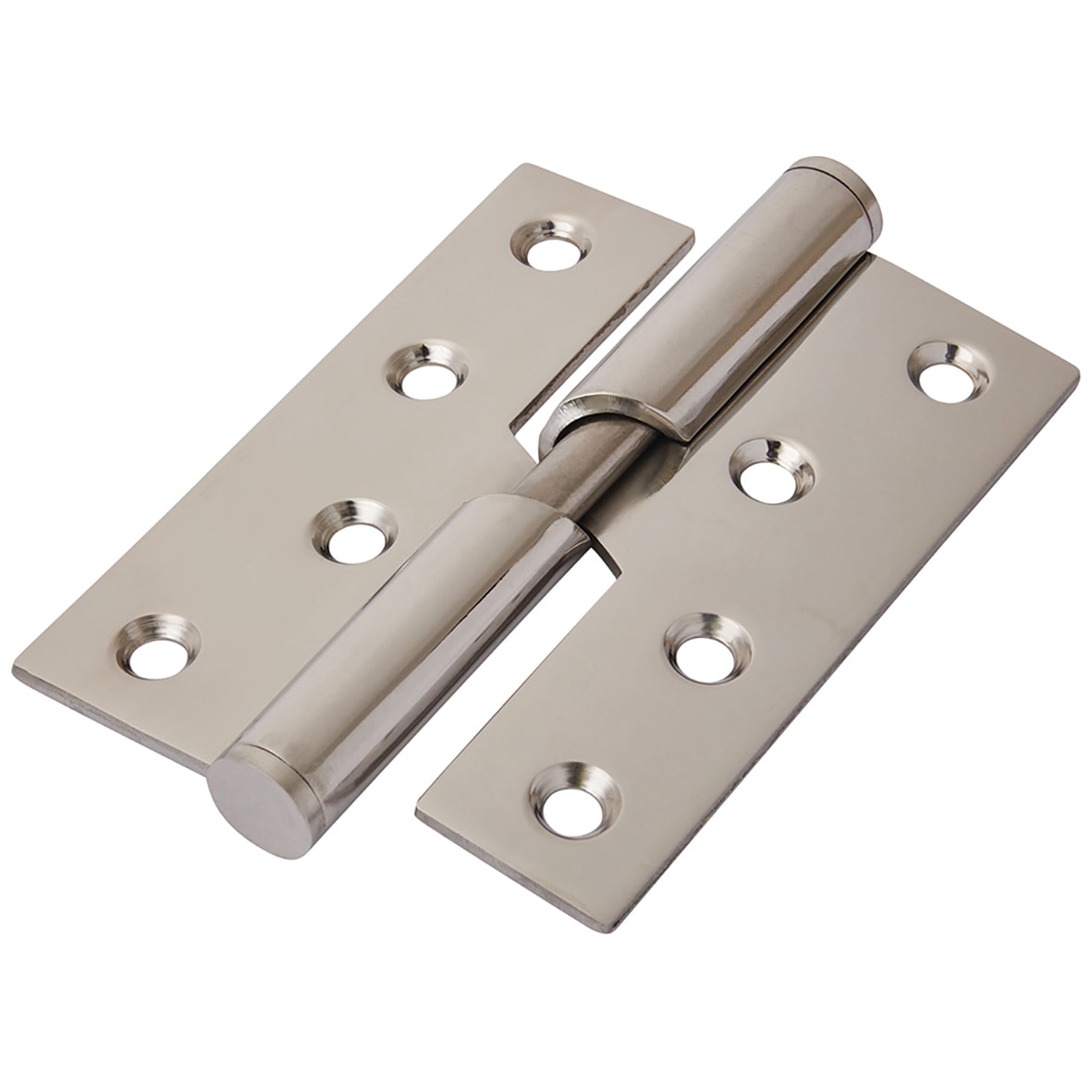 Rising Butt Hinge - 102 x 76 x 2mm - Left Hand - Polished Stainless ...