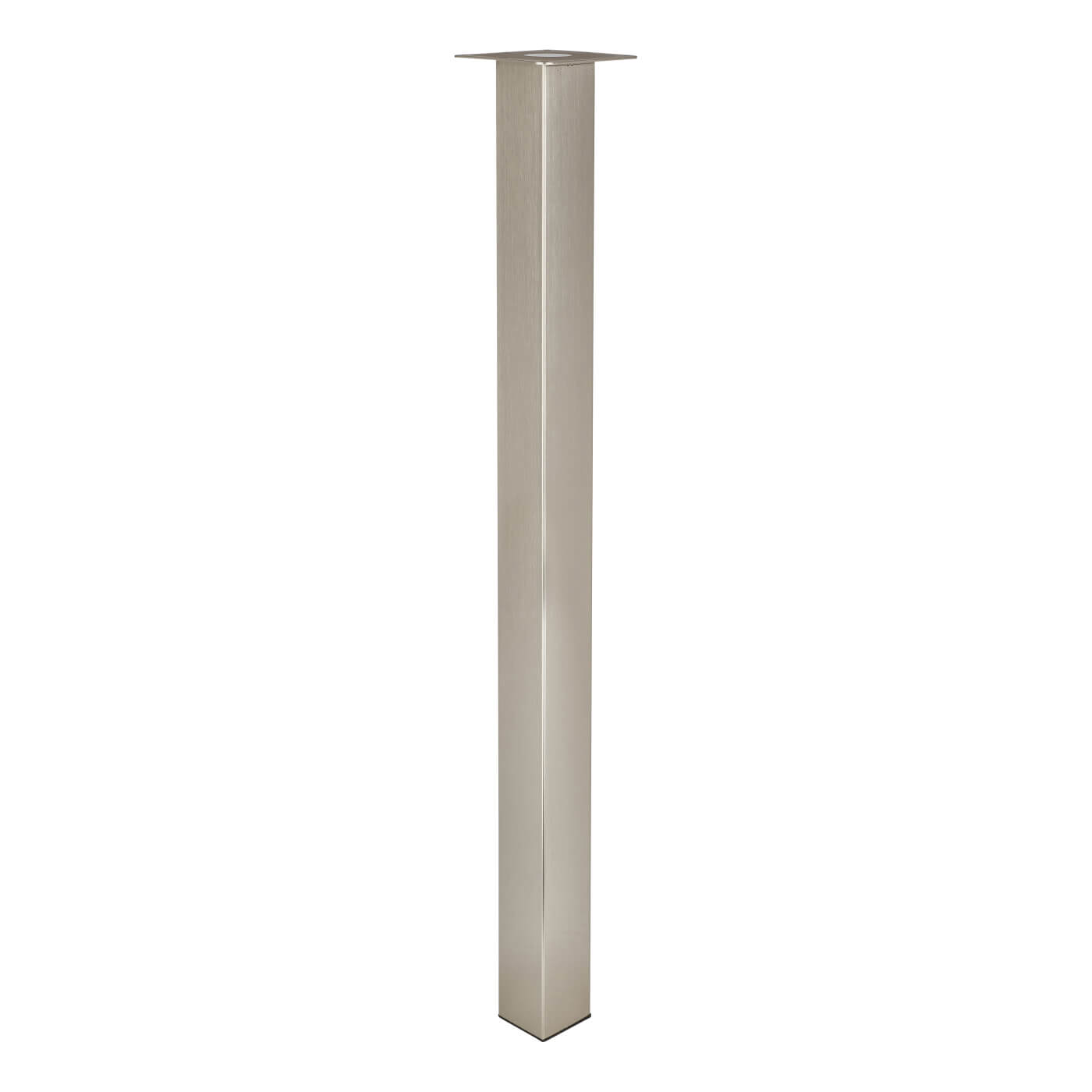 Worktop Support - Square - 60 x 60 x 870mm - Brushed Nickel ...