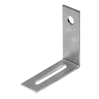 Adjustable Brackets Bright Zinc Plated | IronmongeryDirect | Same Day ...