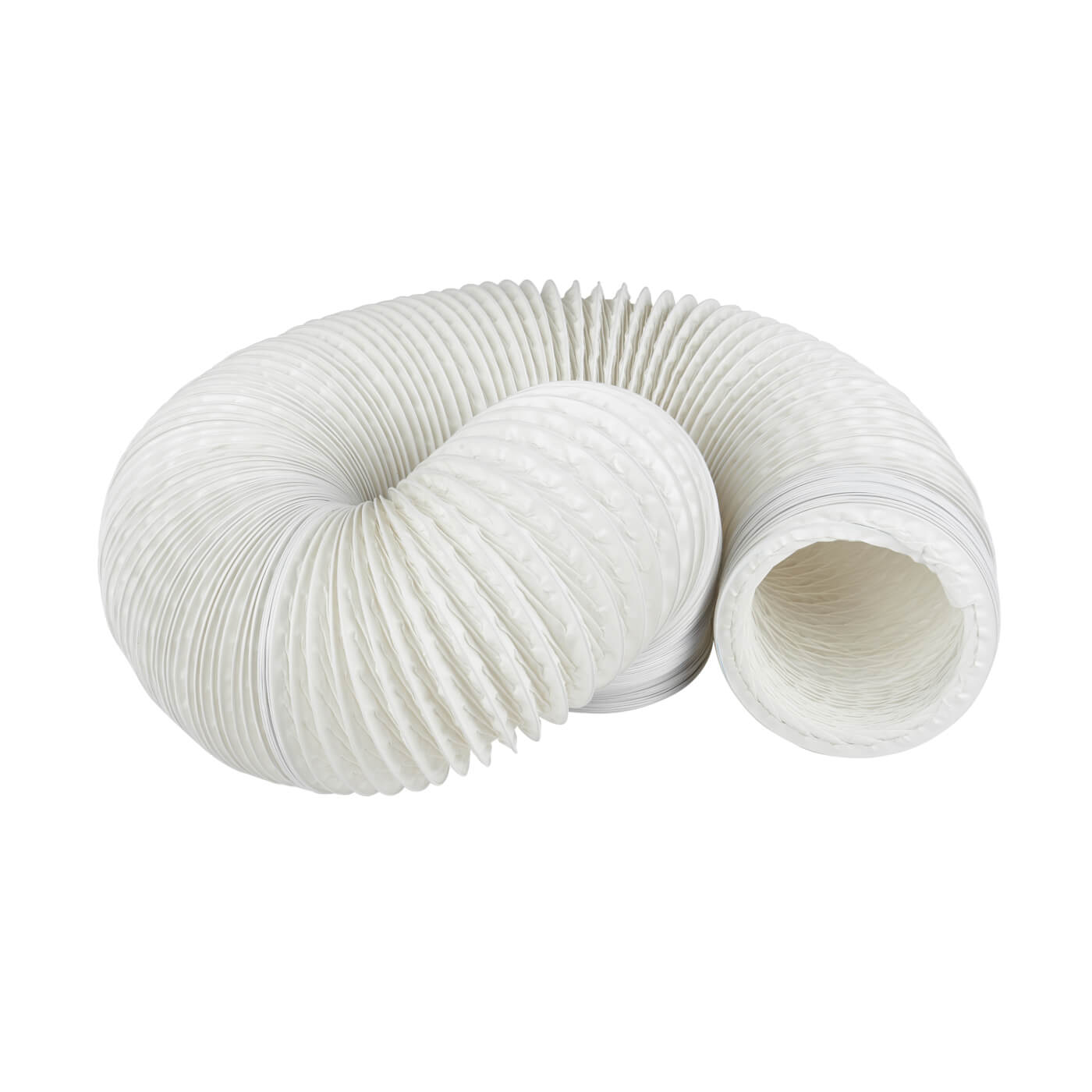 Manrose 4"/100mm PVC Flexible Ducting - 6000mm - White ...