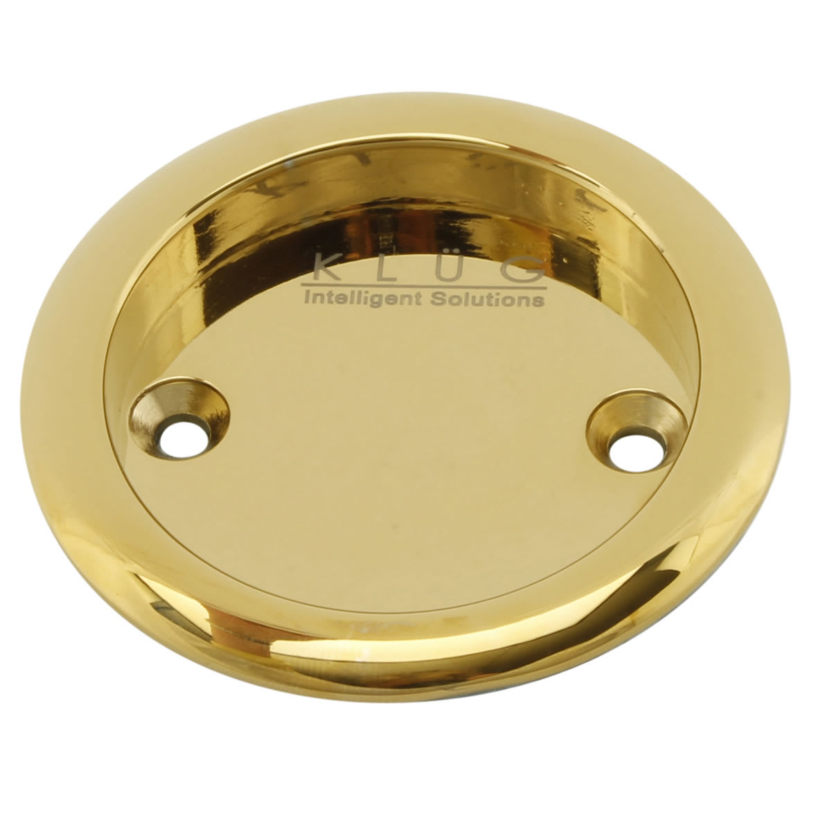 Altro Squash Court Flush Handle - 87 x 87 x 19mm - Polished Brass ...