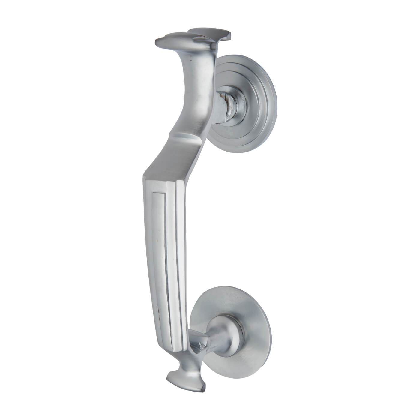 Altro Doctor Knocker - 197mm - Satin Chrome | IronmongeryDirect | Same ...