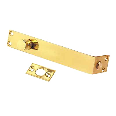 Altro Slide Action Flush Bolt - 230 x 25mm - Polished Brass ...