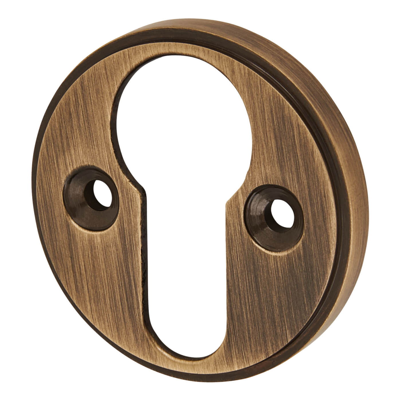 Altro Escutcheon - Euro - Antique Brass | IronmongeryDirect | Same Day ...