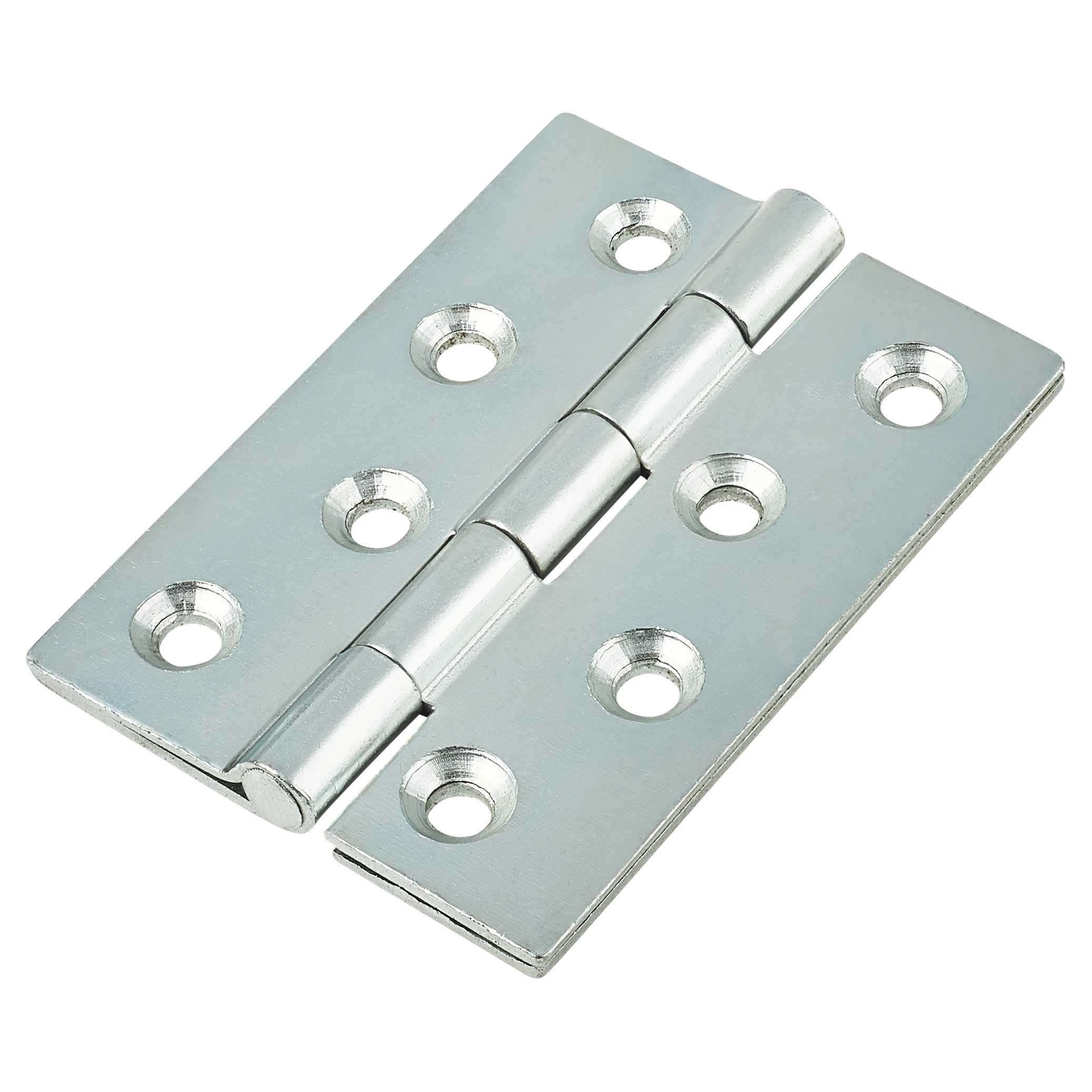 Double Pressed Steel Hinge - 100 x 73mm - Zinc Plated - Pair ...