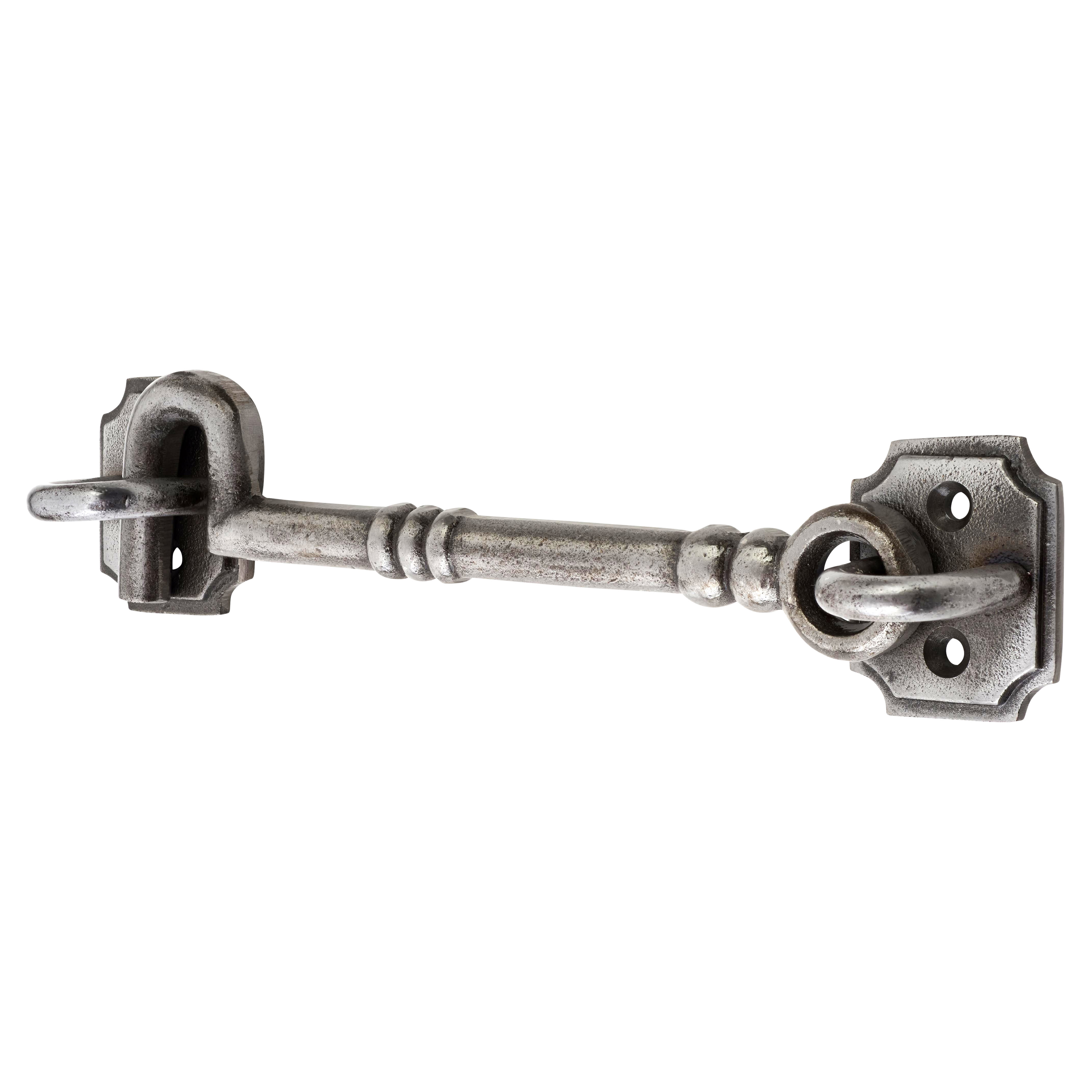 Olde Forge Blacksmith Cabin Hook & Eye - 152mm Length - Polished Iron ...