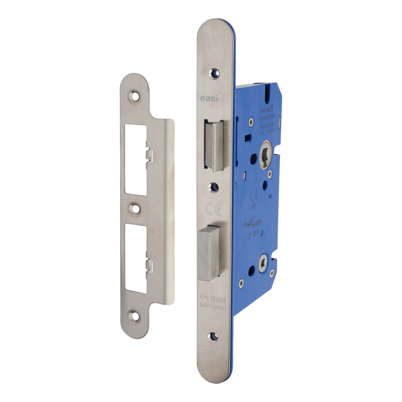 Hampstead Architectural DIN Bathroom Lock - 85mm Case - 60mm Backset ...