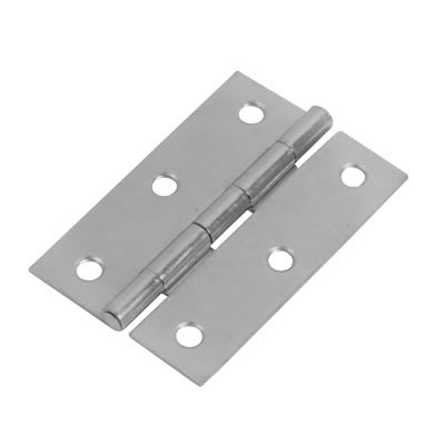 Steel Hinge - 65 x 42mm - Zinc Plated - Pair | IronmongeryDirect | Same ...
