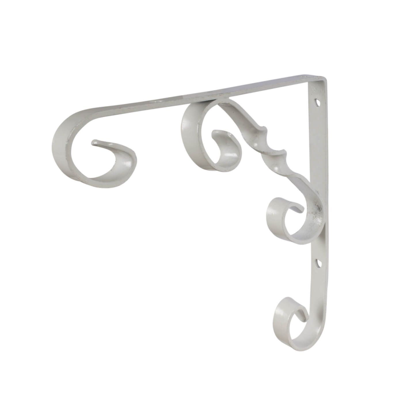 Touchpoint Ornamental Scroll Shelf Bracket - 250 x 245mm - White ...