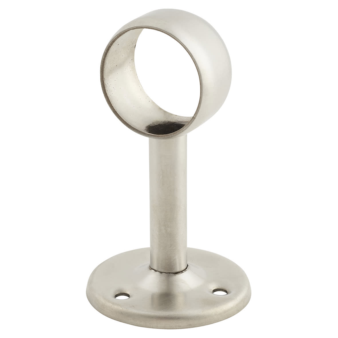 Rothley 32mm Centre Wardrobe Hanging Rail Bracket - Brushed Stainless ...