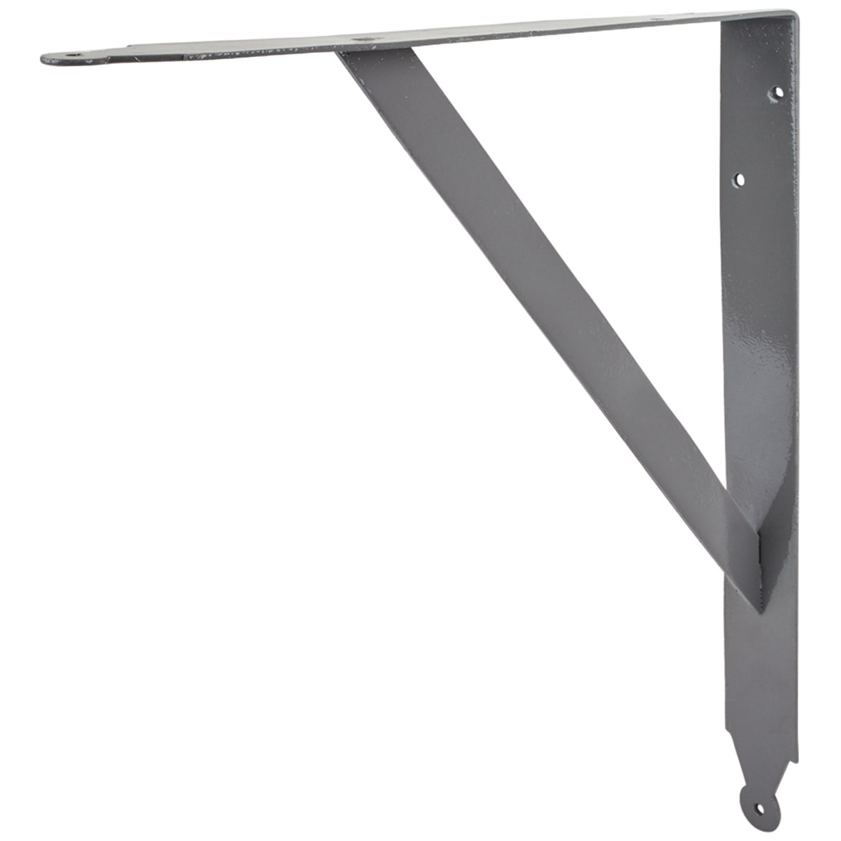 Altro Strong Shelf Bracket With Centre Stay - 400 x 350mm - Grey ...