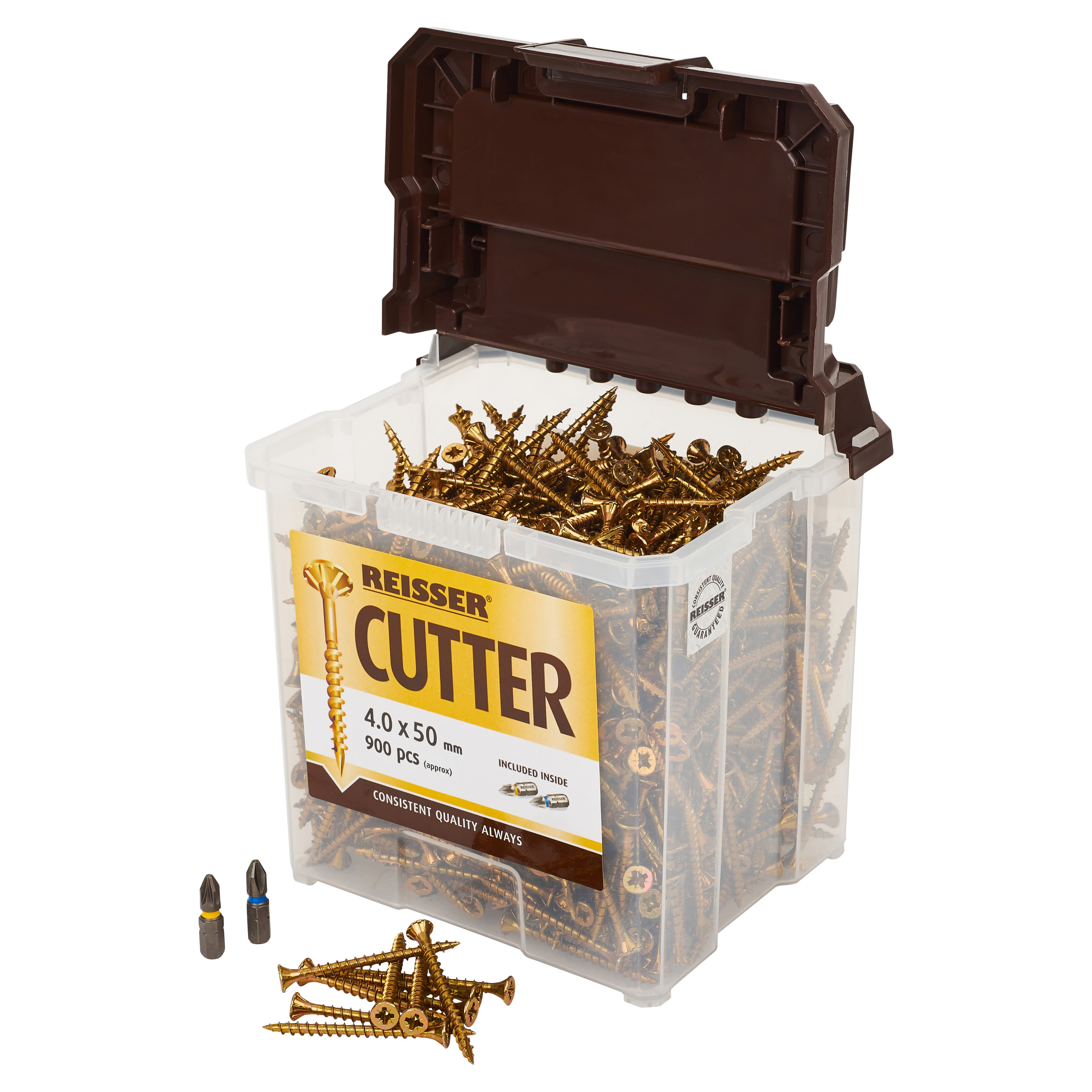 Reisser Cutter Tub - 4.0 x 50mm - Pack 900 | IronmongeryDirect | Same ...