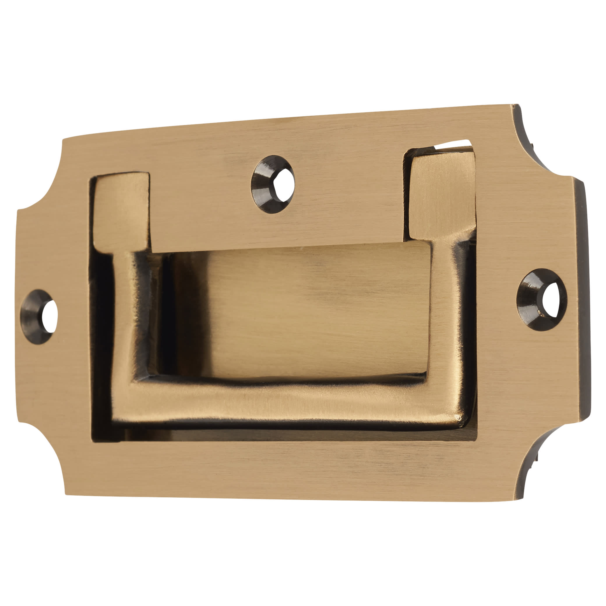Altro Flush Military Handle - 45 x 89mm - Antique Brass ...