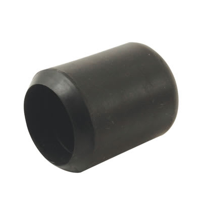 Rubber Chair Ferrules 19mm Black | IronmongeryDirect | Same Day Despatch