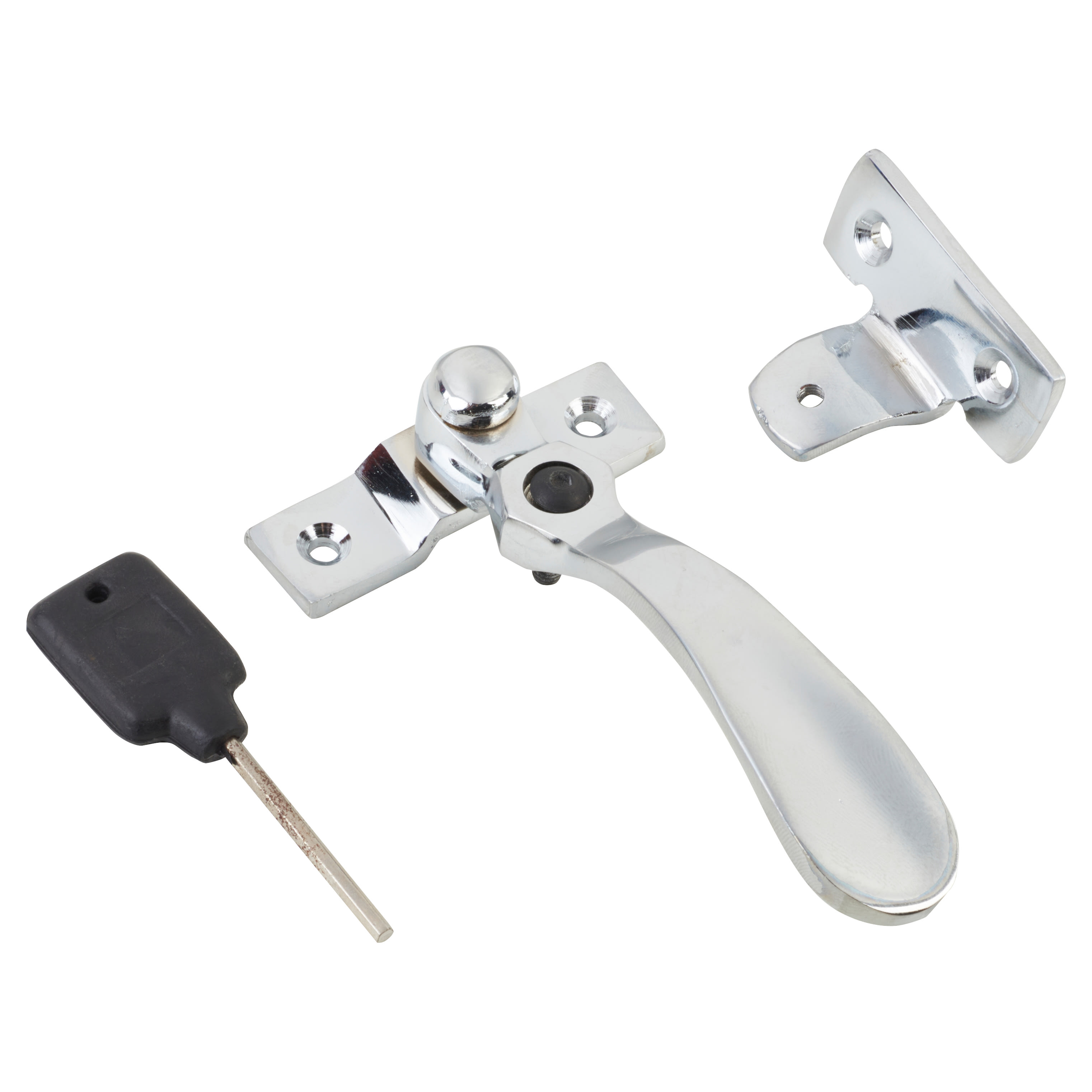 Altro Cast Victorian Casement Locking Wedge Fastener - Satin Chrome ...