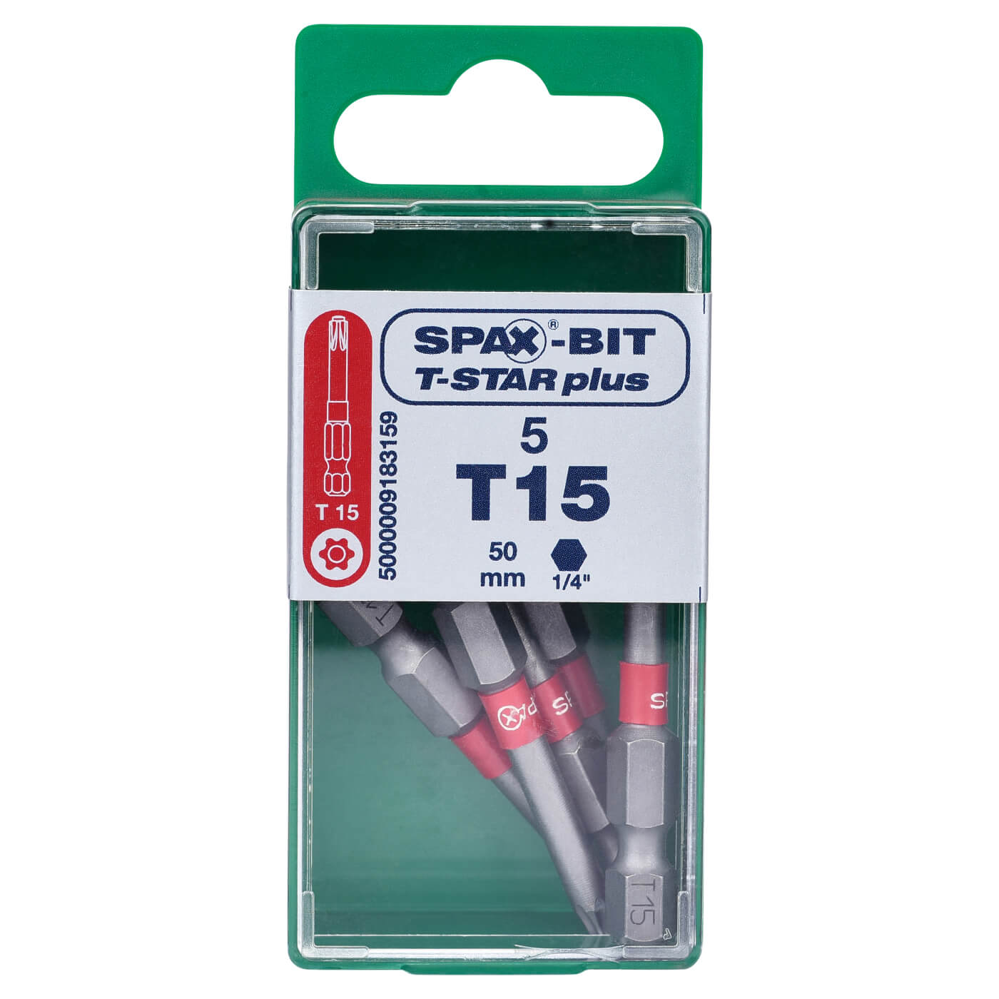Spax T-Star Plus Driver Bit - 50mm - T15 | IronmongeryDirect | Same Day ...