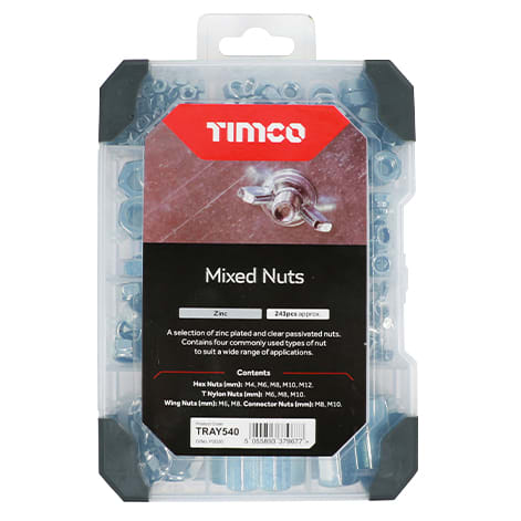 TIMCO Washer Assortment - Zinc Plated - Pack of 291 | IronmongeryDirect ...