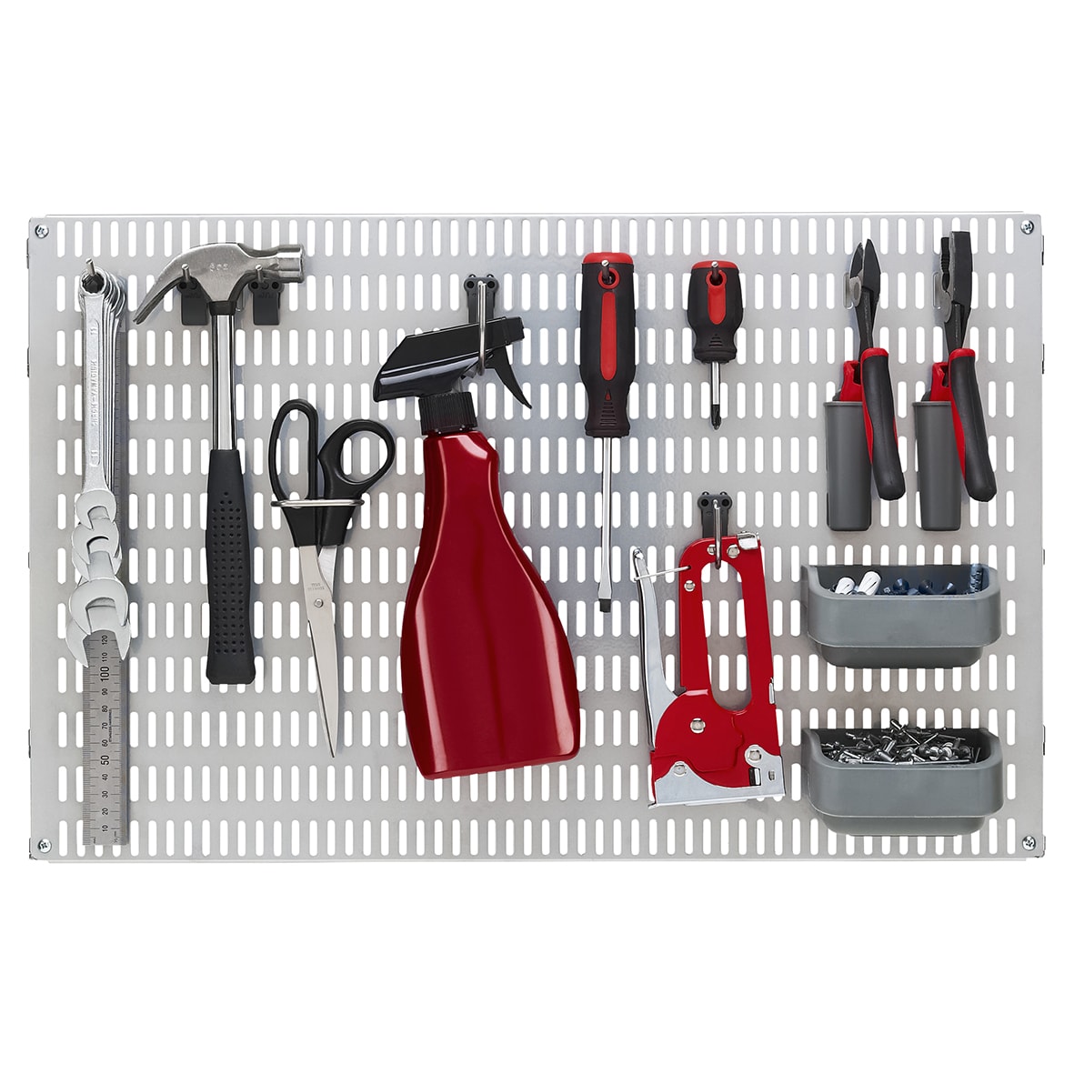 elfa Storing Board Tool Kit - Platinum | IronmongeryDirect | Same Day ...