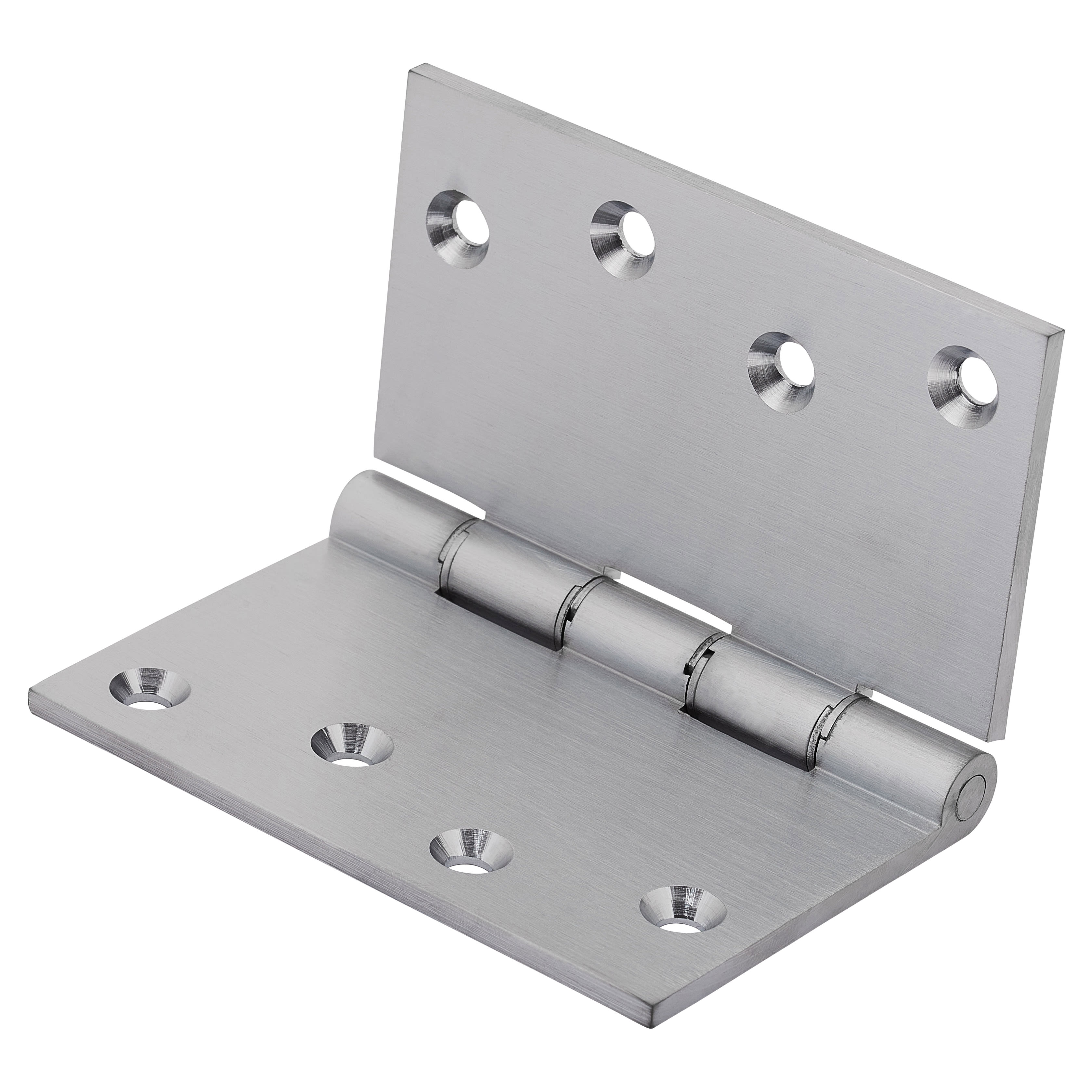 Jedo Satin Chrome Projection Hinge 102 x 102 x 4mm | IronmongeryDirect ...