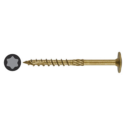 Reisser Timber Connector Screws - 8.0 x 150mm - Pack 25 ...